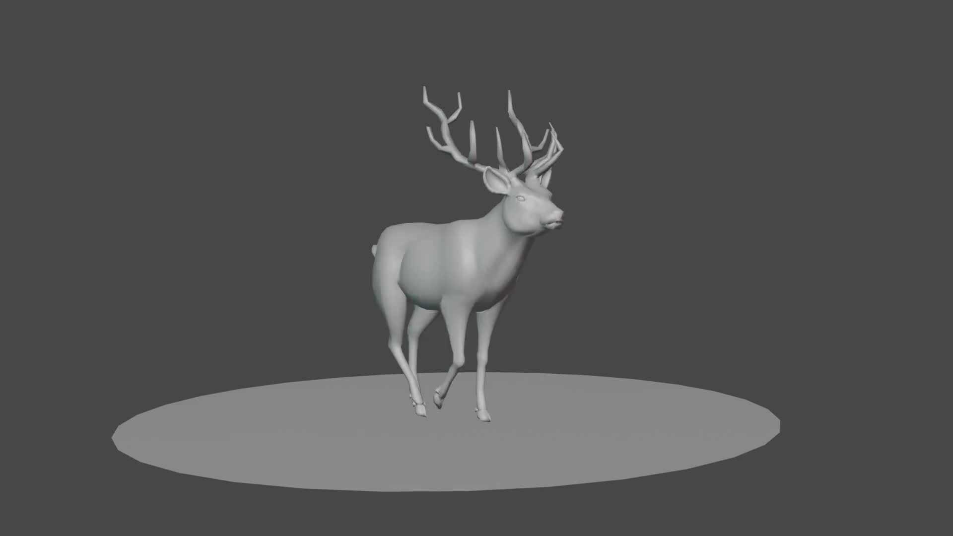 ArtStation - Deer Walk Cycle