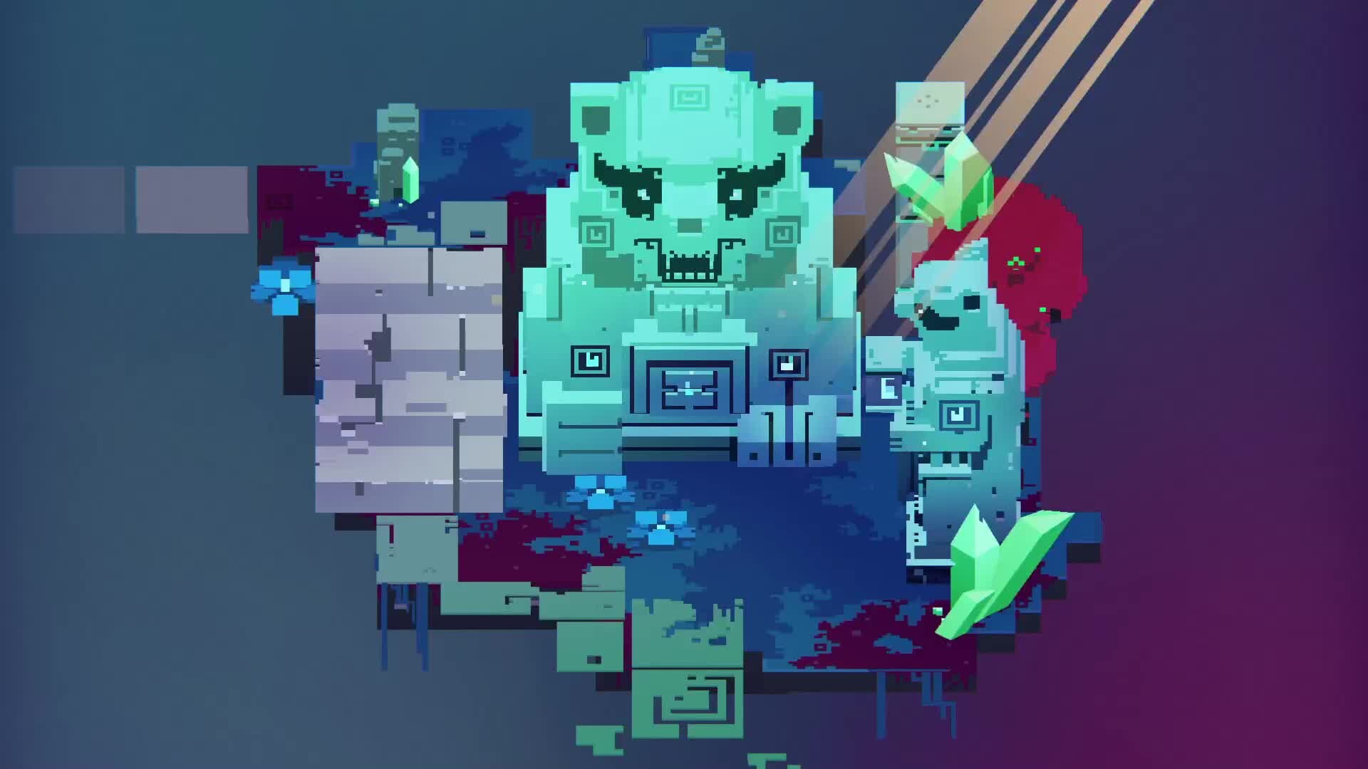 ArtStation - Midnight Wood Diorama - Hyper Light Drifter