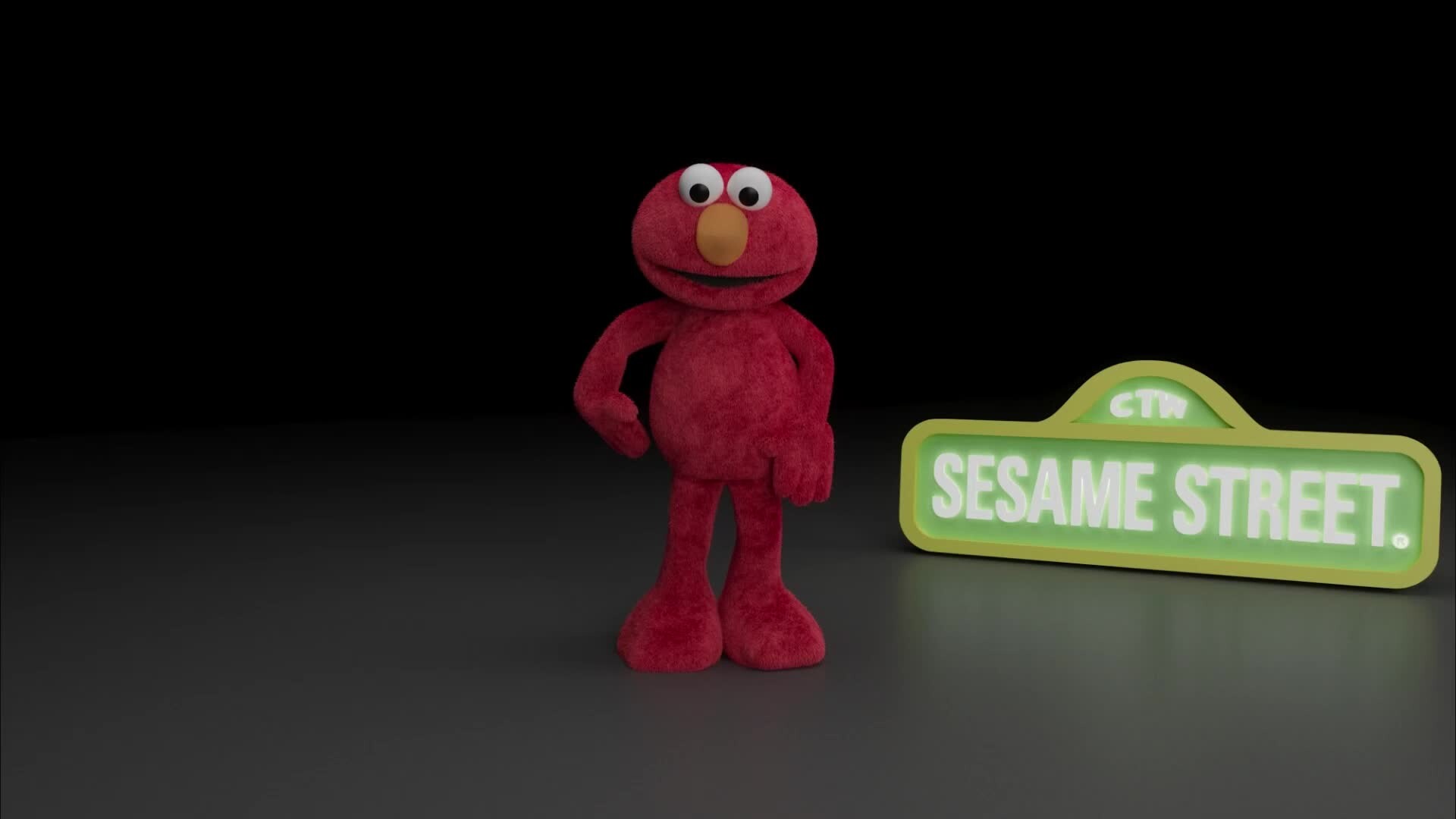 ArtStation - Elmo From Sesame Street
