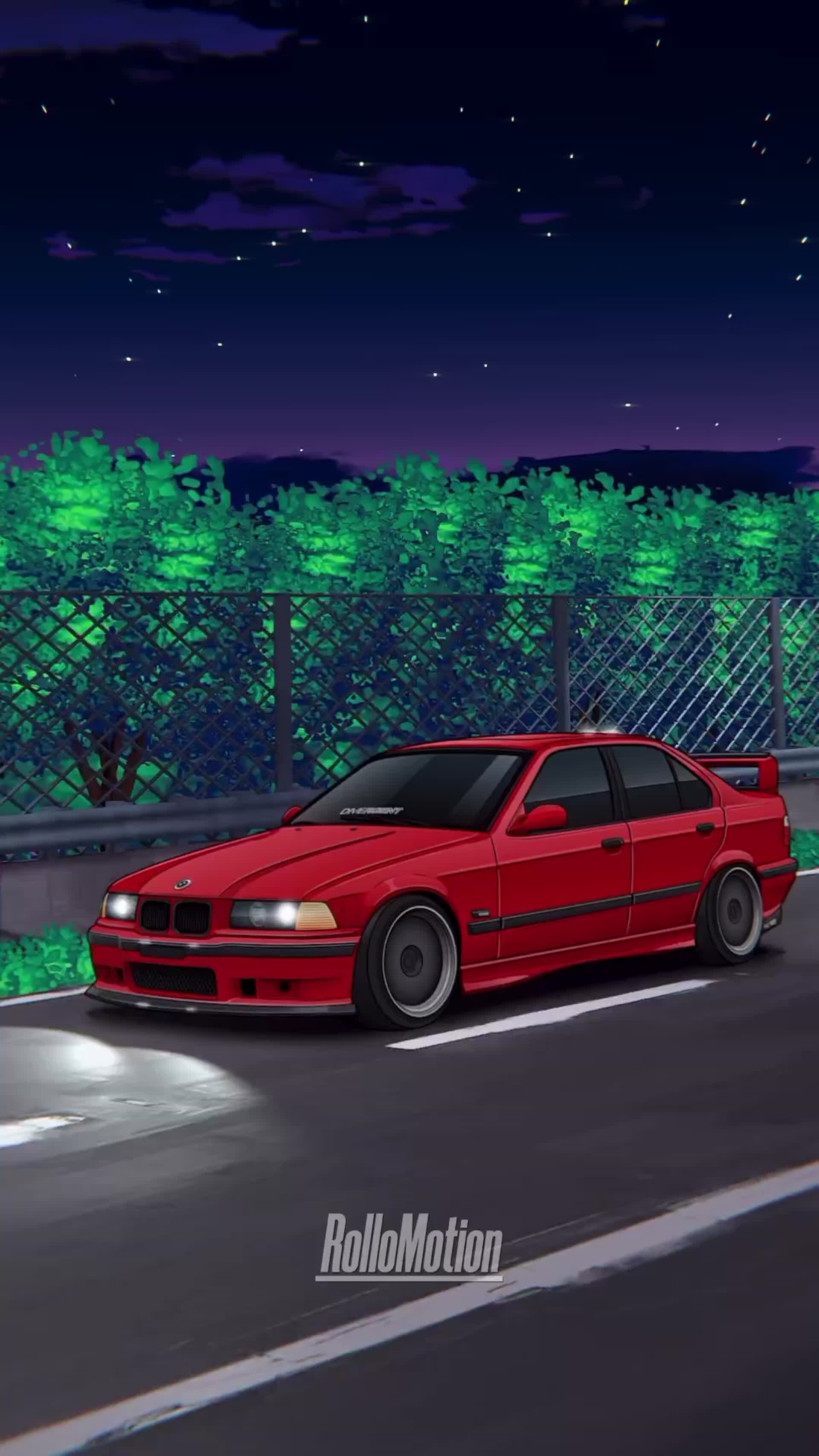 ArtStation - BMW E36 rolling animation