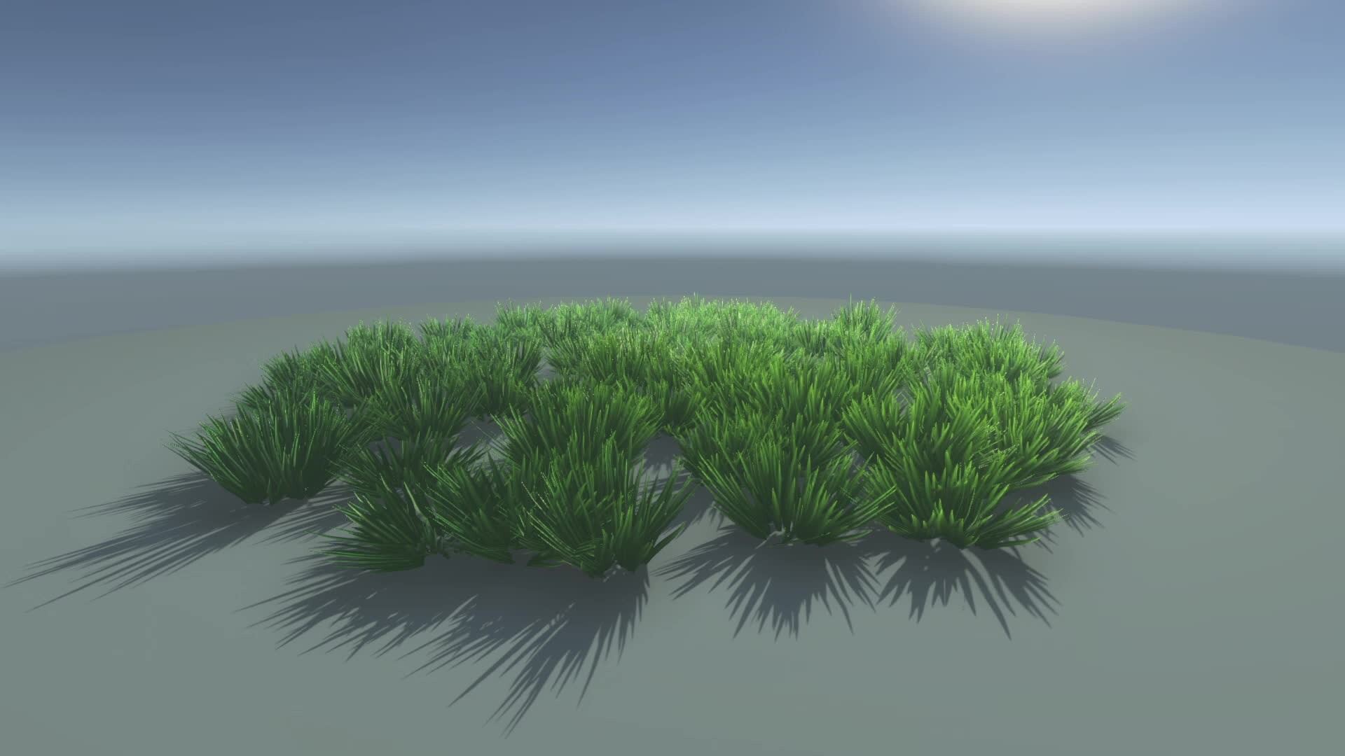 ArtStation - stylized grass bush for Unity