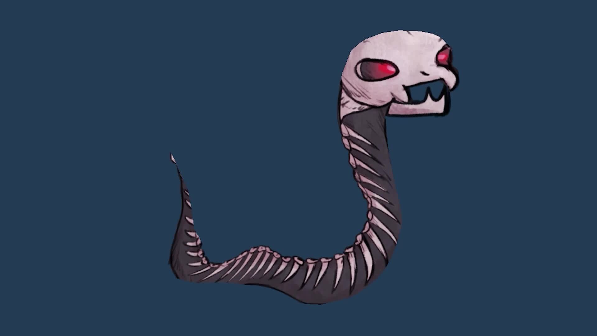 ArtStation - Bone Snake animations