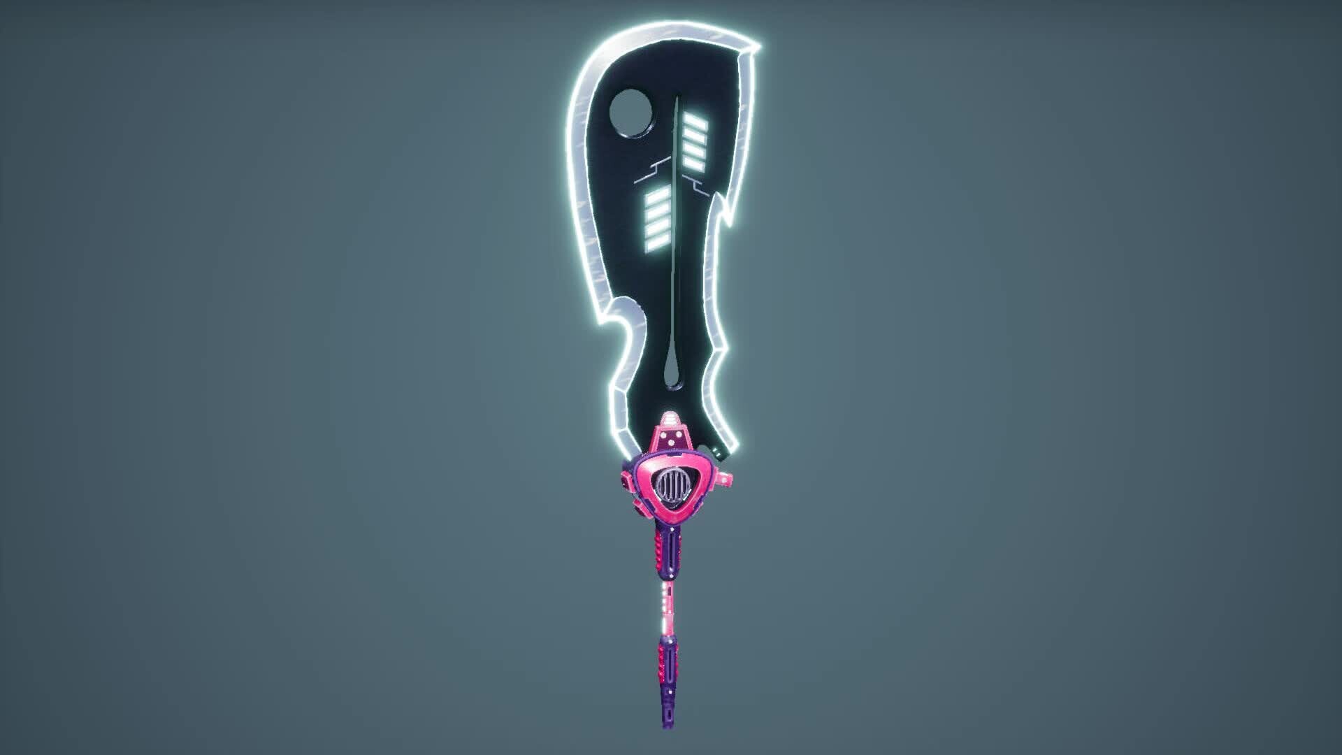 ArtStation - Y1 3D Weapon Design - Obsidian Dual Reaver