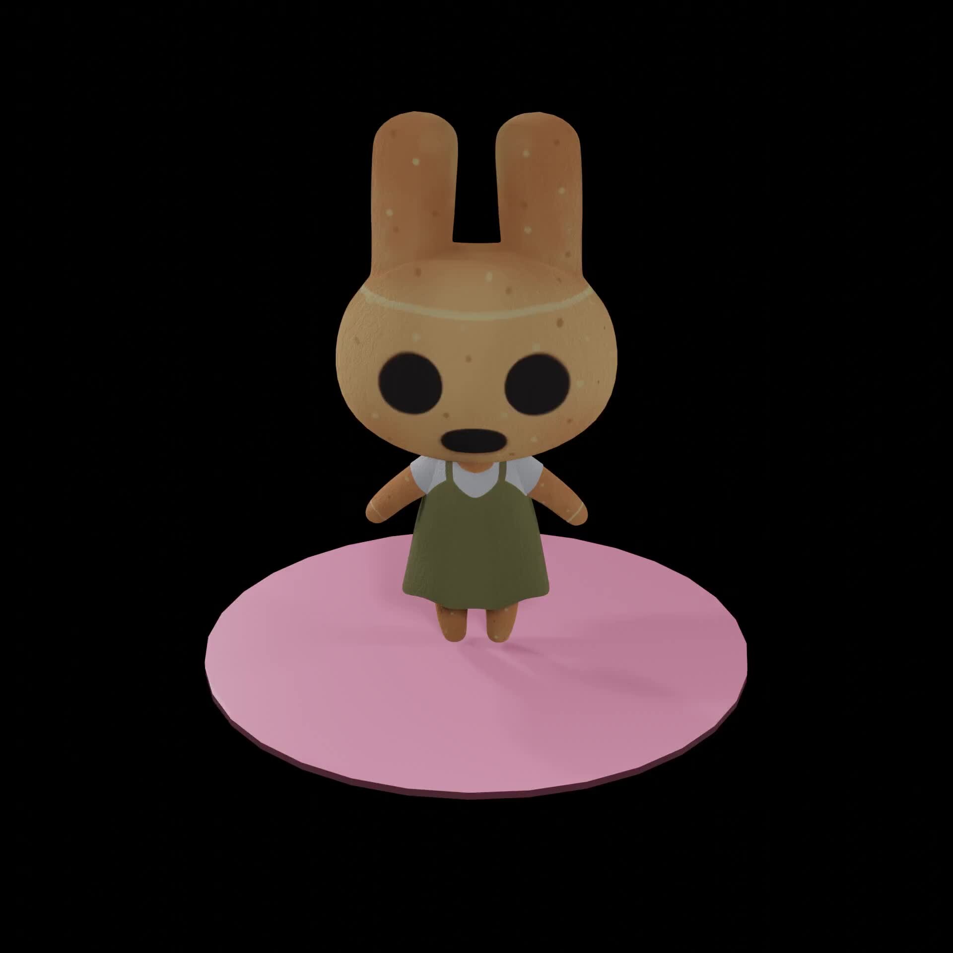 ArtStation - Coco 3D Model - Animal Crossing
