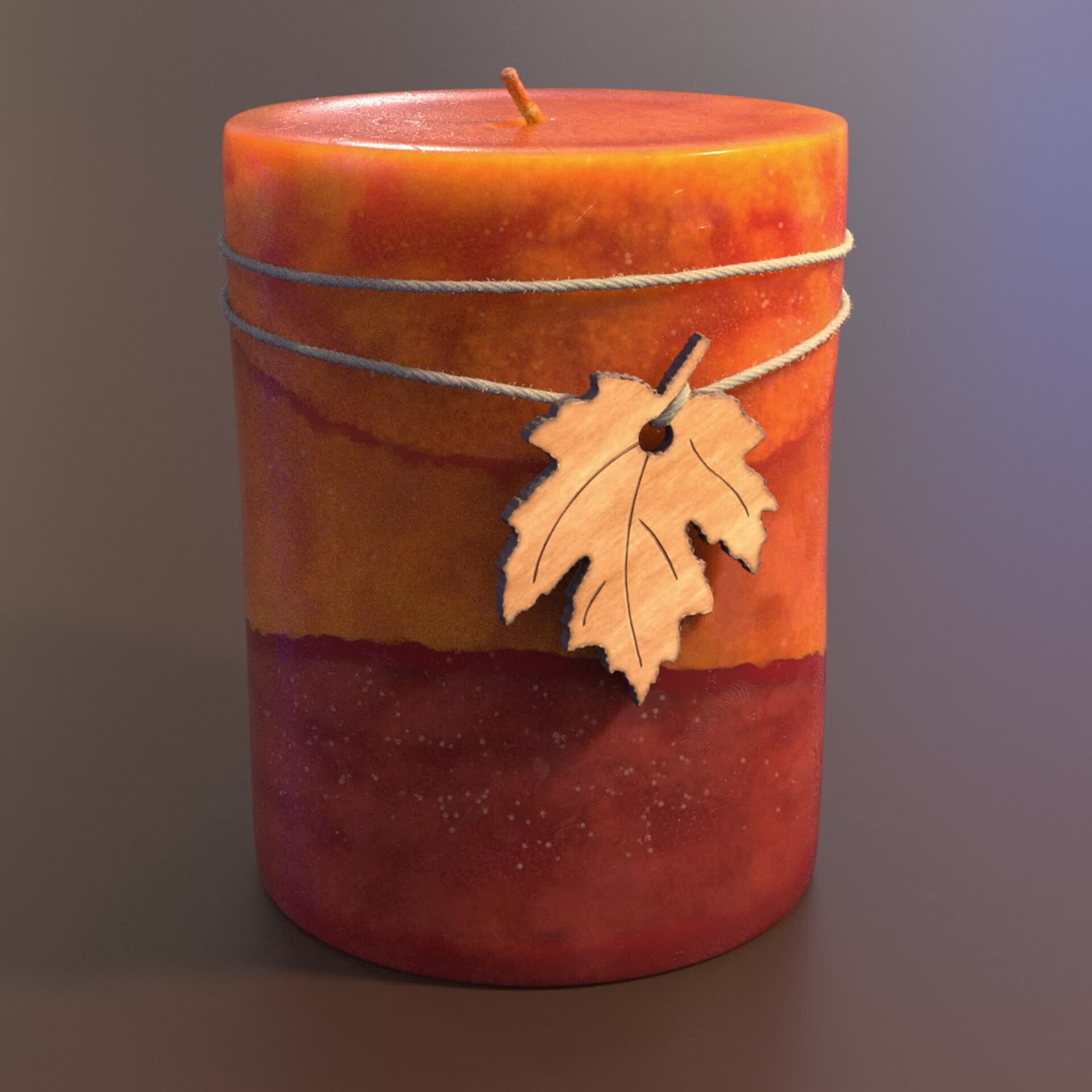 ArtStation - Procedural Volumetric Candle Composite
