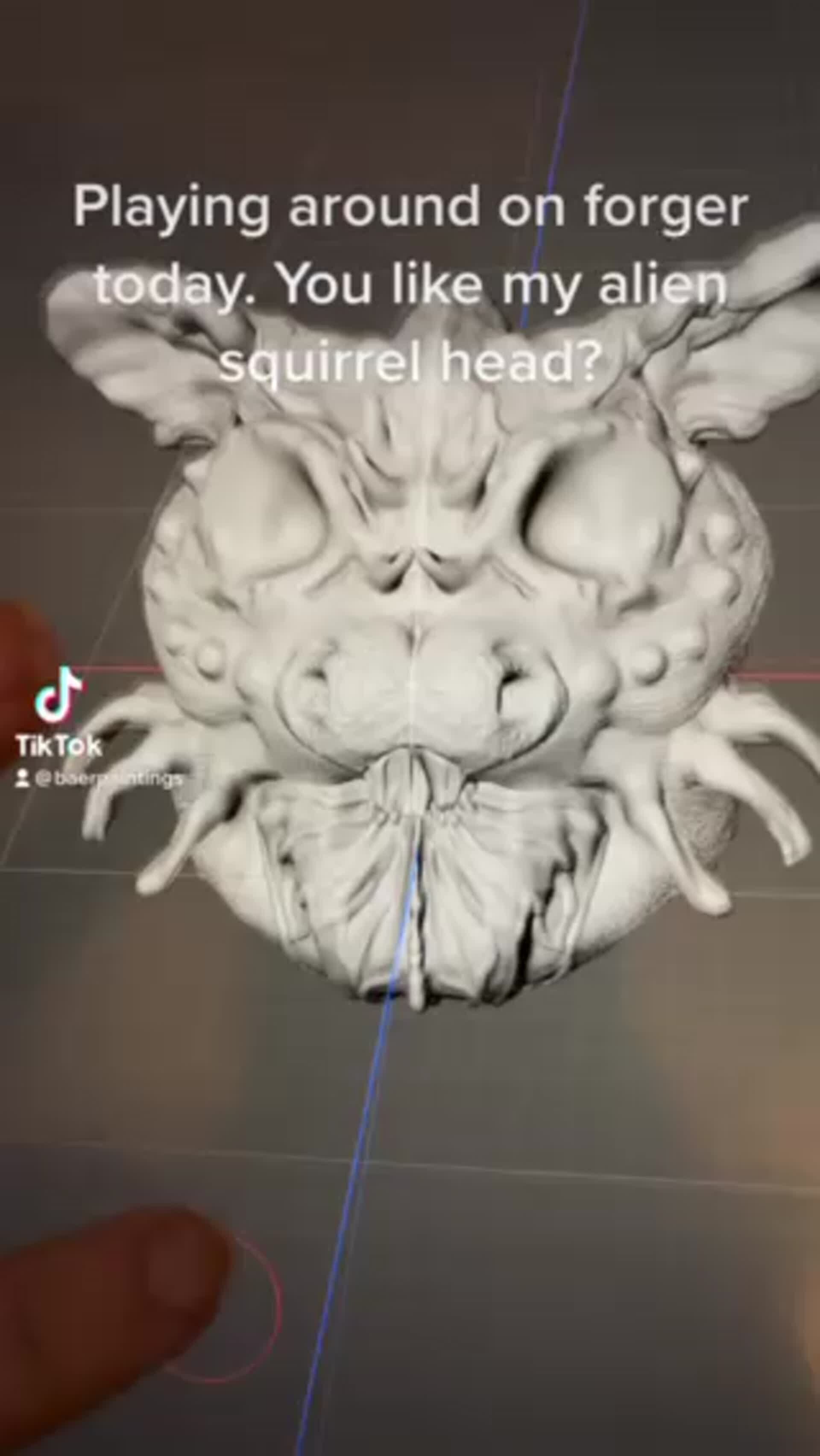 ArtStation - Alien Squirrel Head