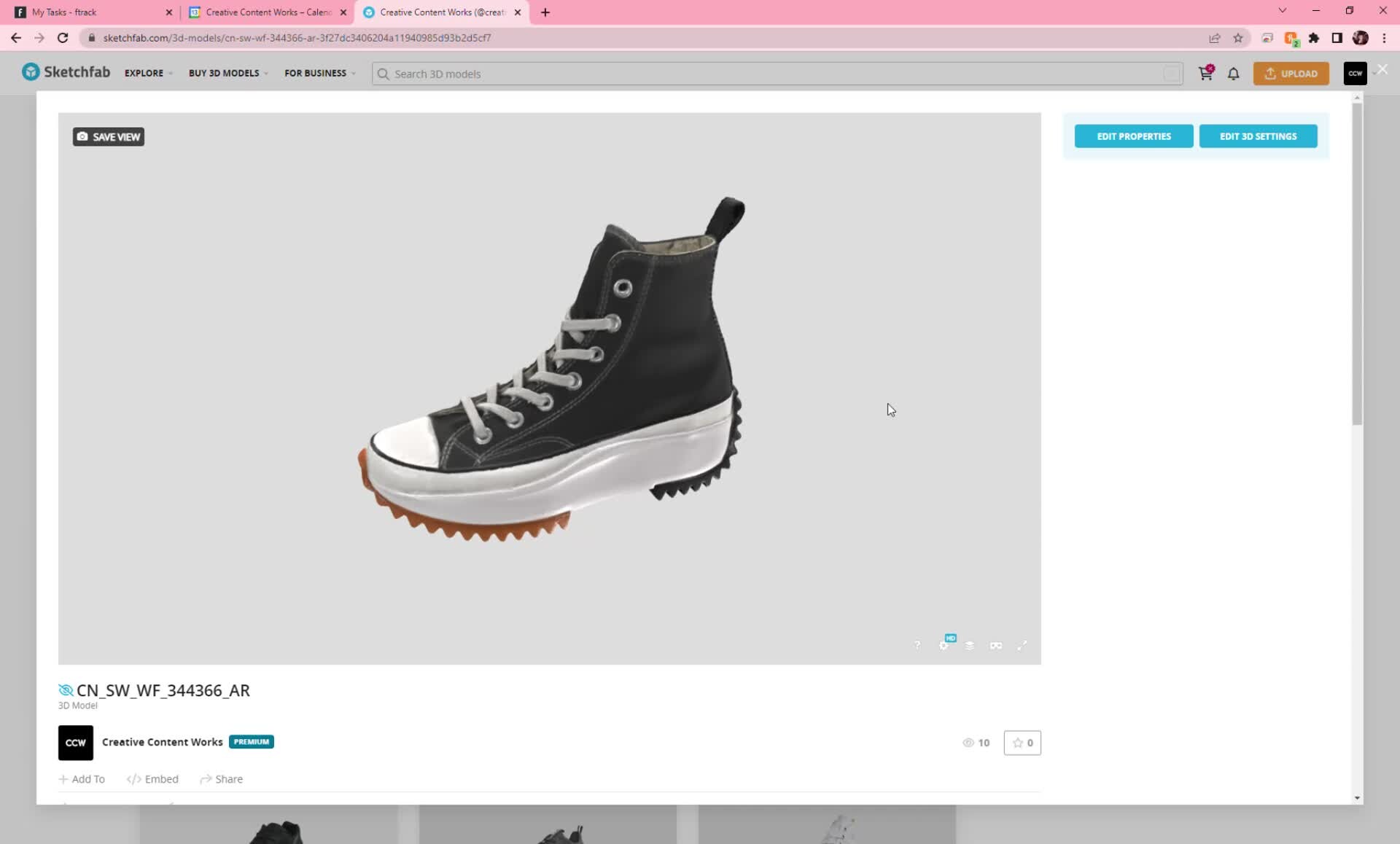 ArtStation - Converse Substance Painter Shoe