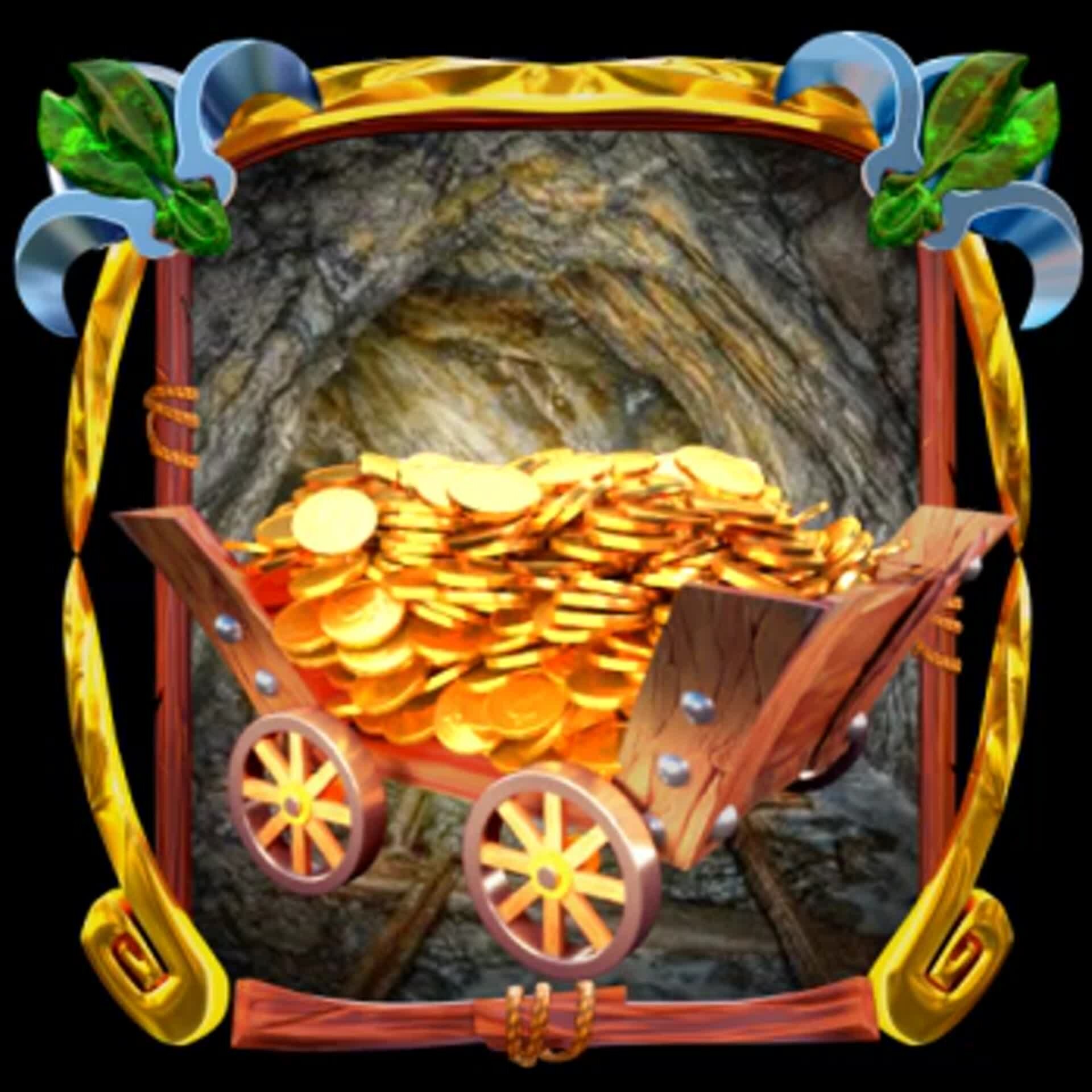 ArtStation - A mining cart as a slot game symbol