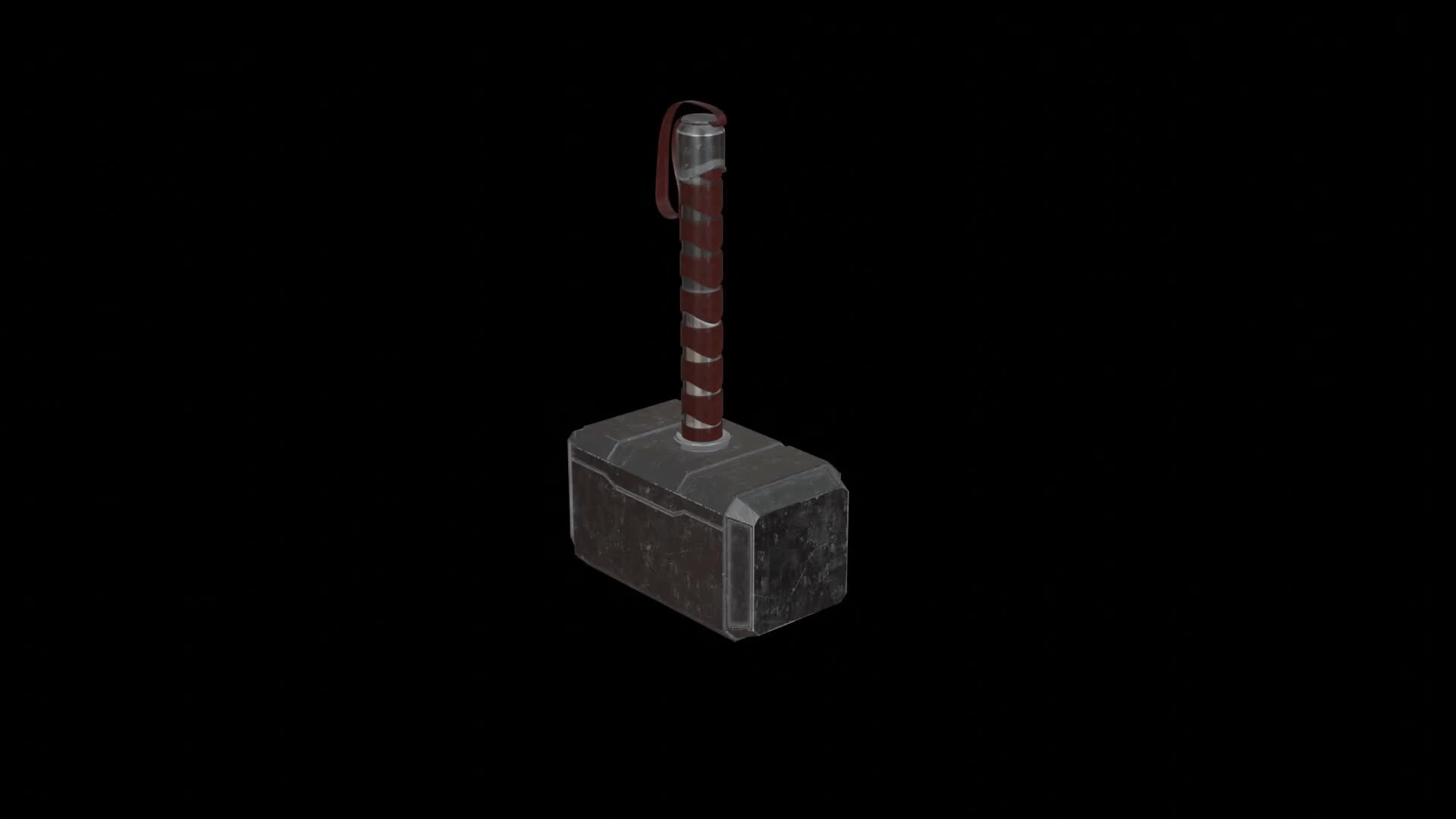 ArtStation - Mjolnir hammer remake