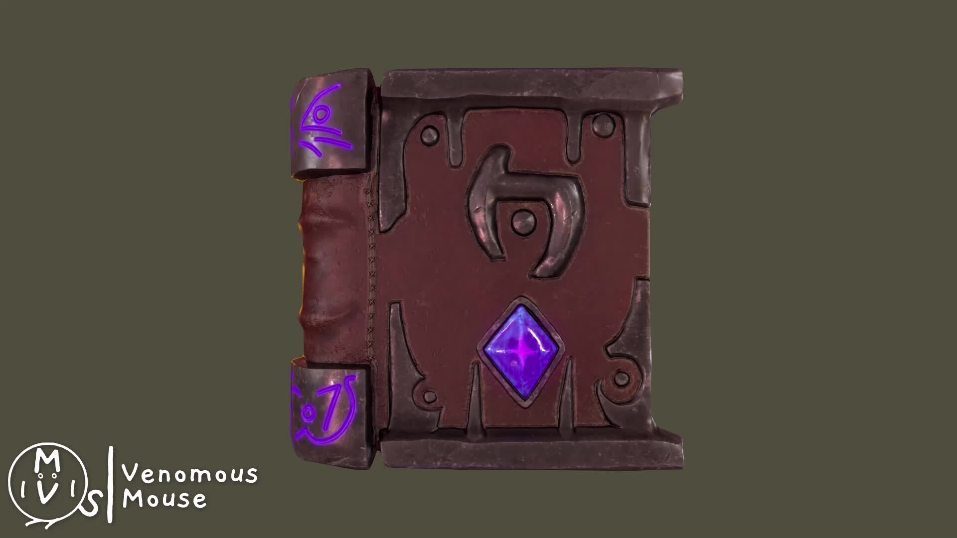 ArtStation - Magic Book Prop