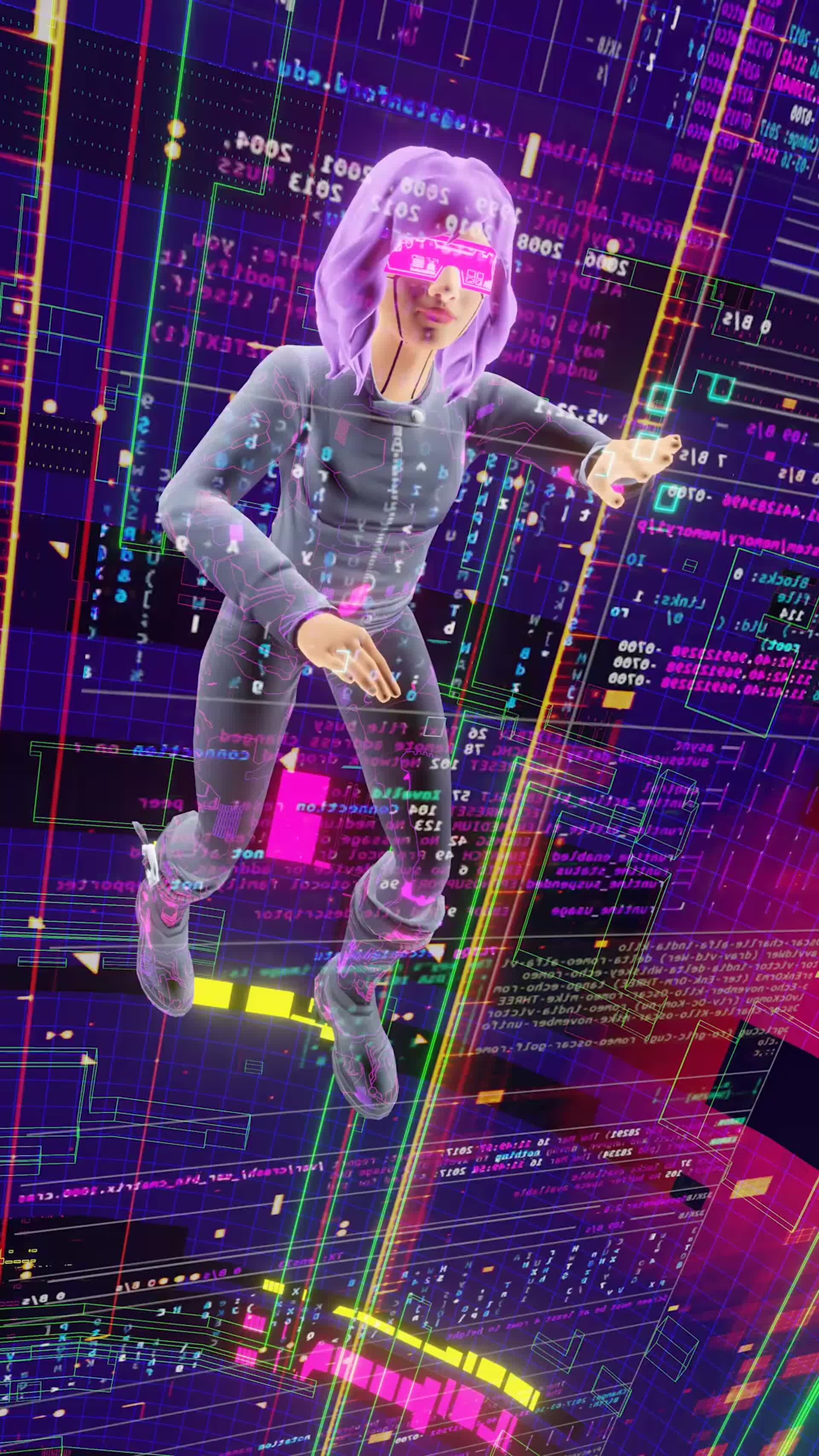 ArtStation - Cyberspace Netrunner