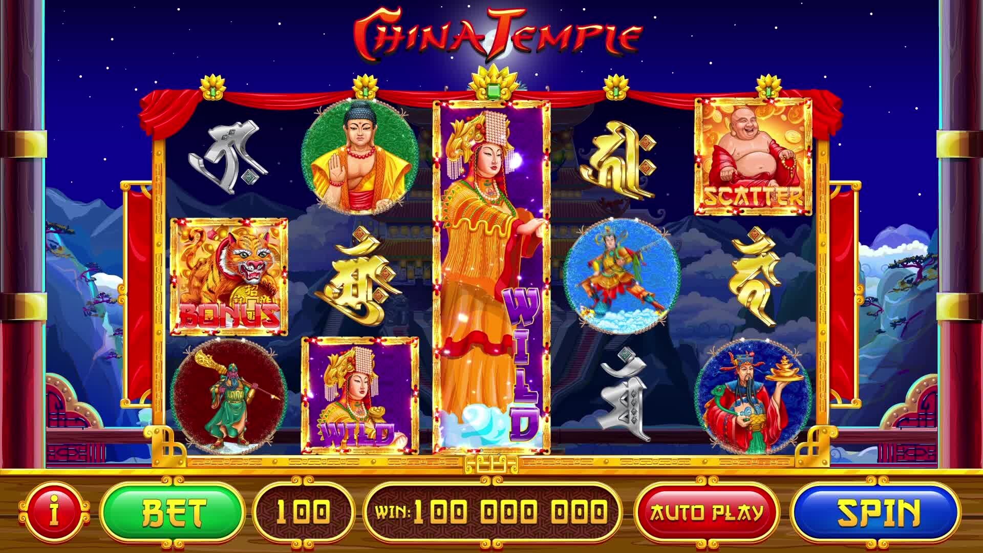 ArtStation - Set of symbols Animation for the slot game "China Temple"