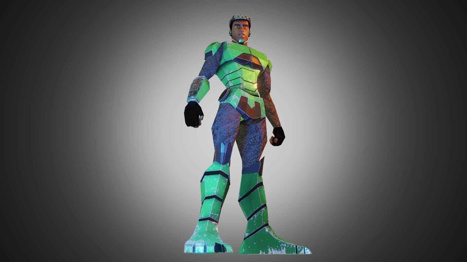 ArtStation - Warrior Character (Low Poly)