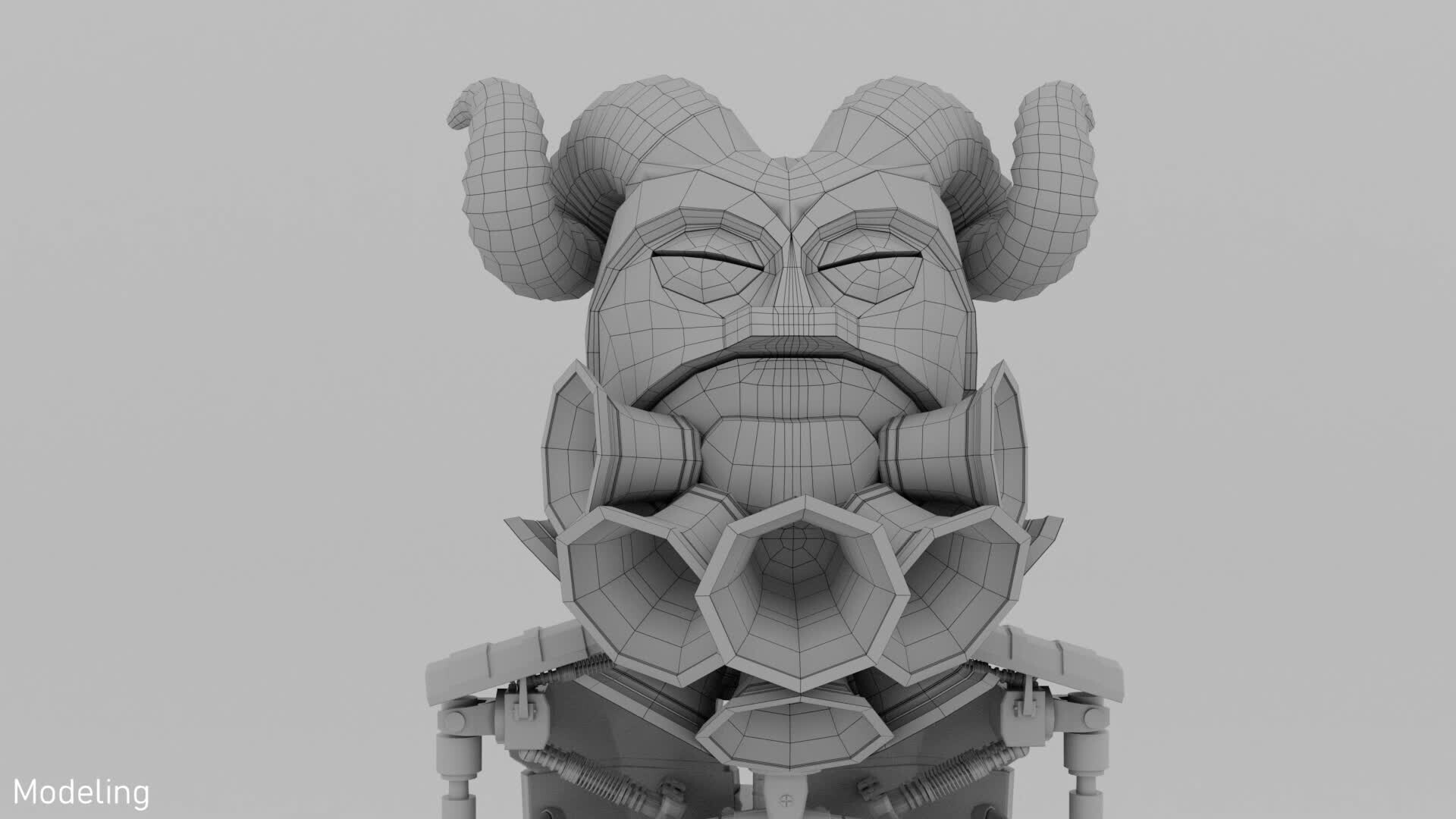 ArtStation - Samara OP.4 | Mask modeling | 01