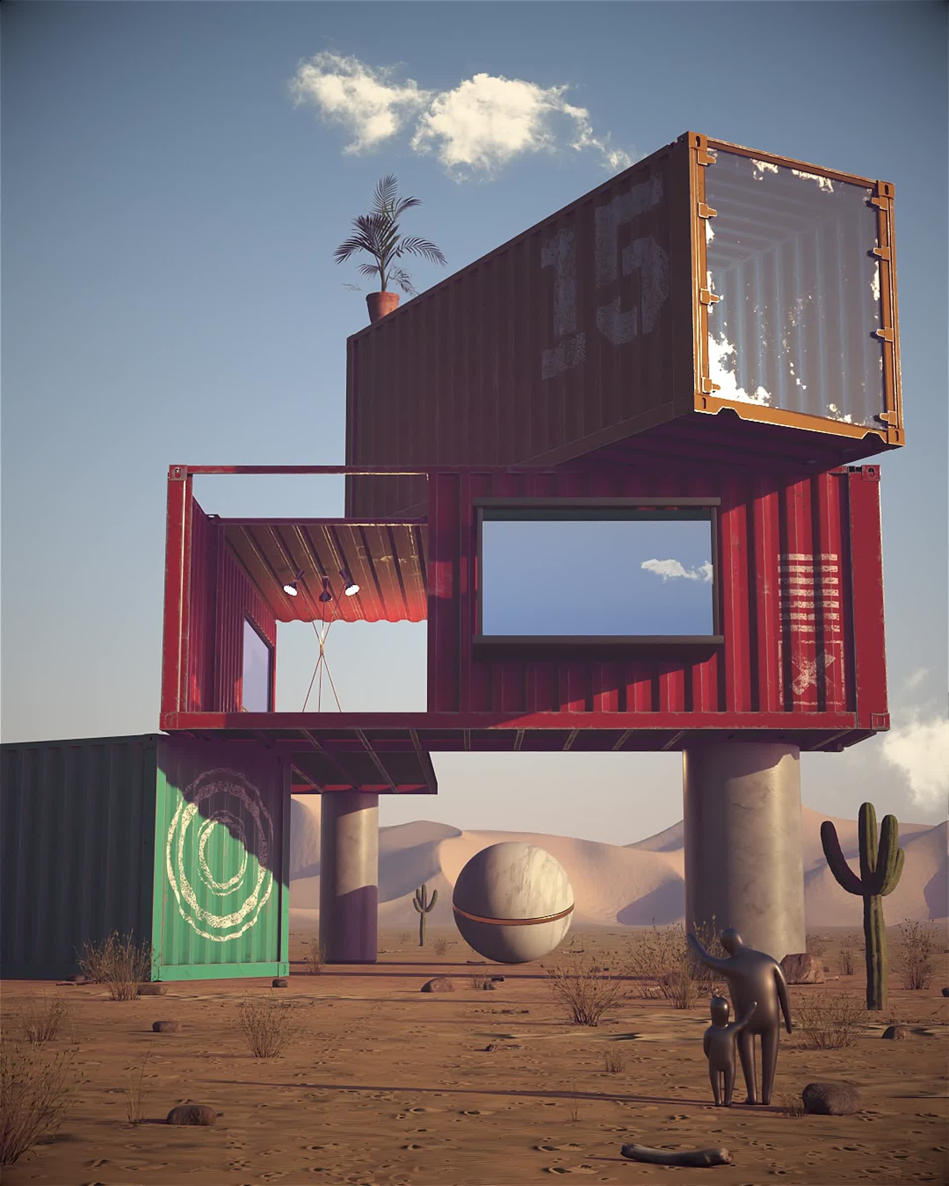 ArtStation - CONTAINERS - Desert