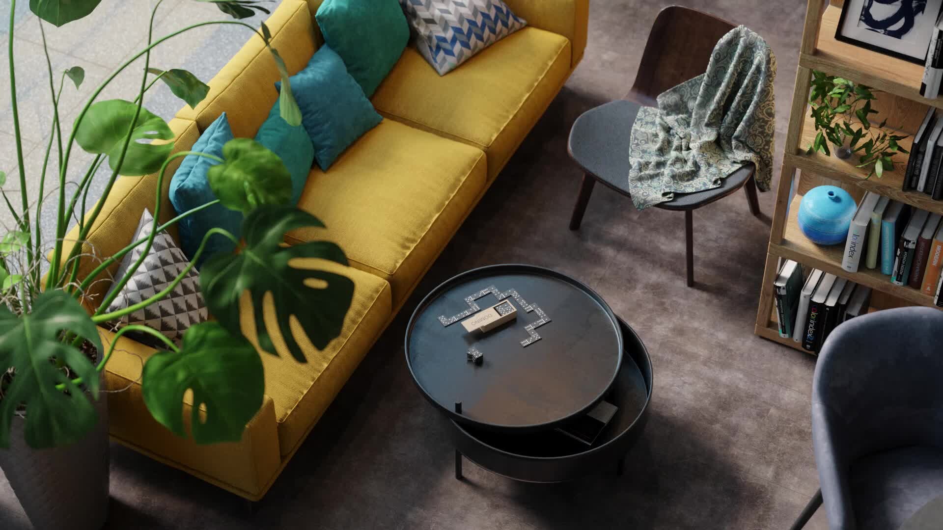 ArtStation - Office Sofa Animation