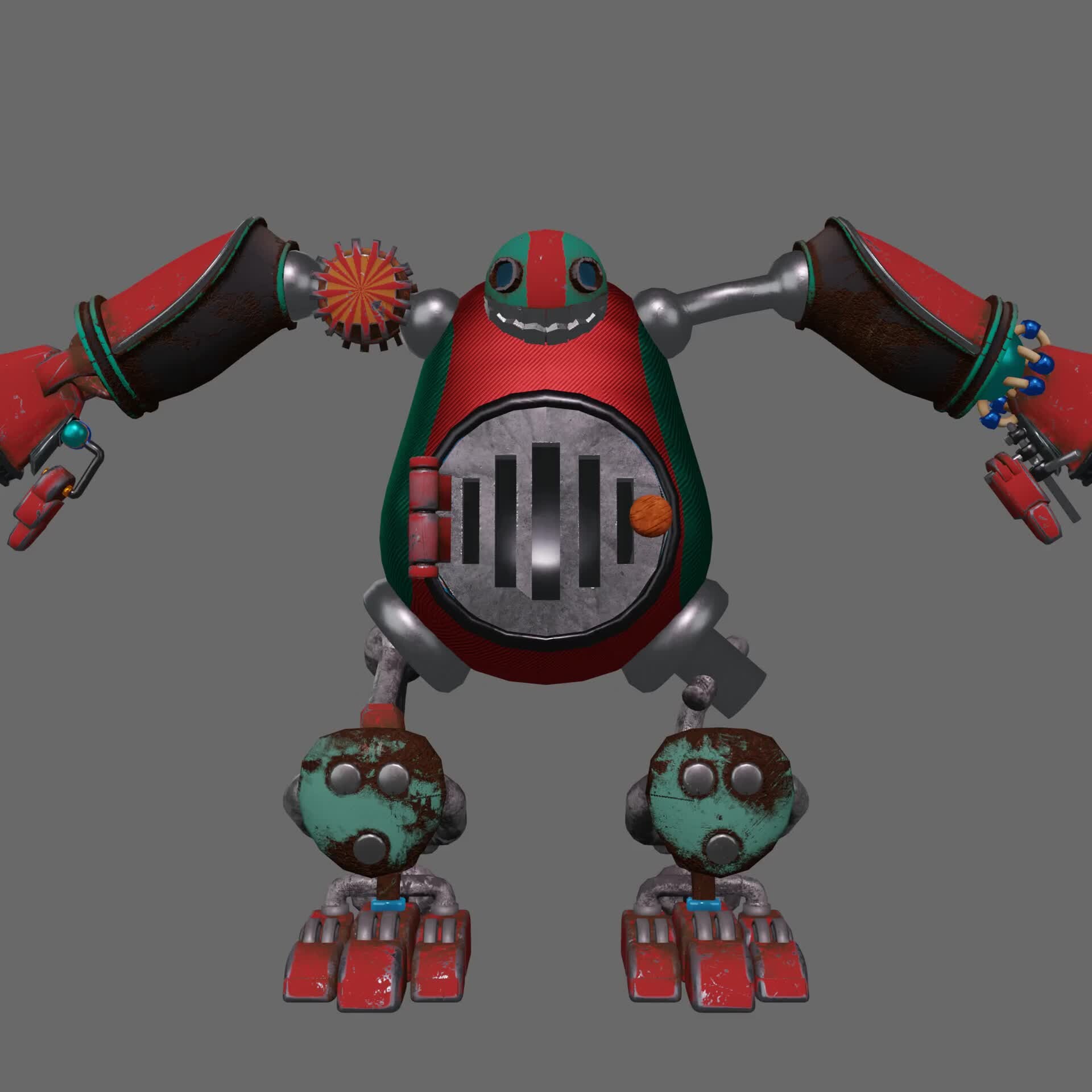 ArtStation - Robot Rig (ZModeler)