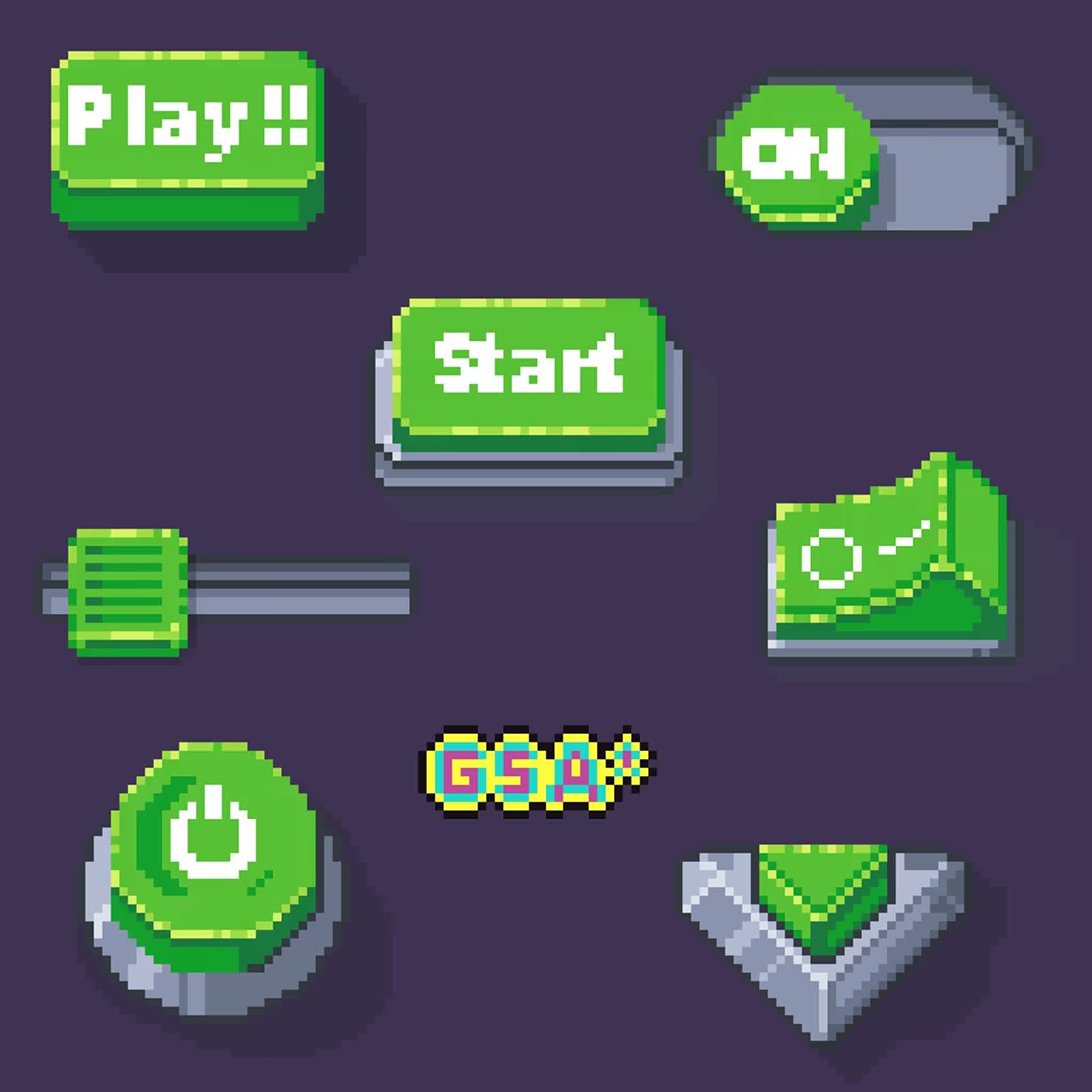 ArtStation - Botões animados.