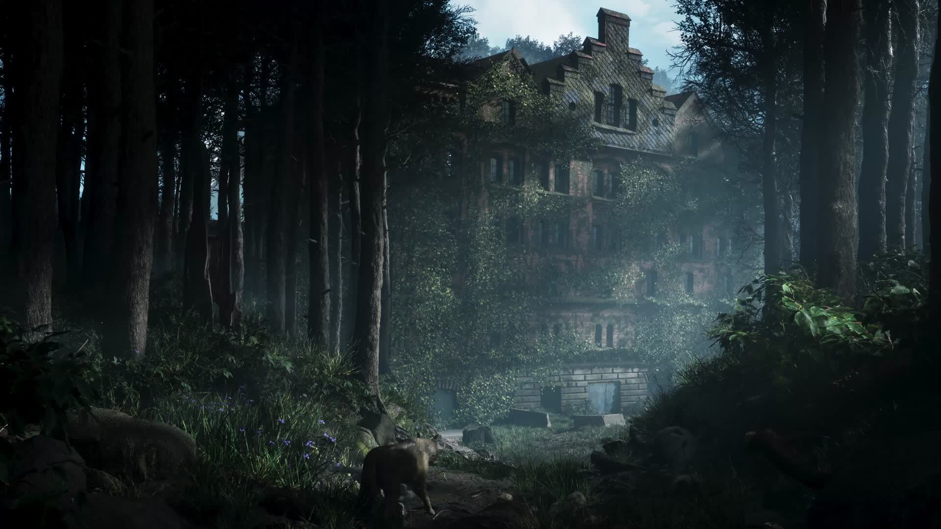 ArtStation - Lighting Art - Overgrown Building