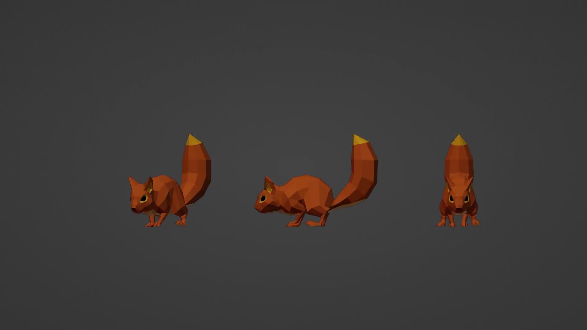 ArtStation - Squirrel Run Cycle
