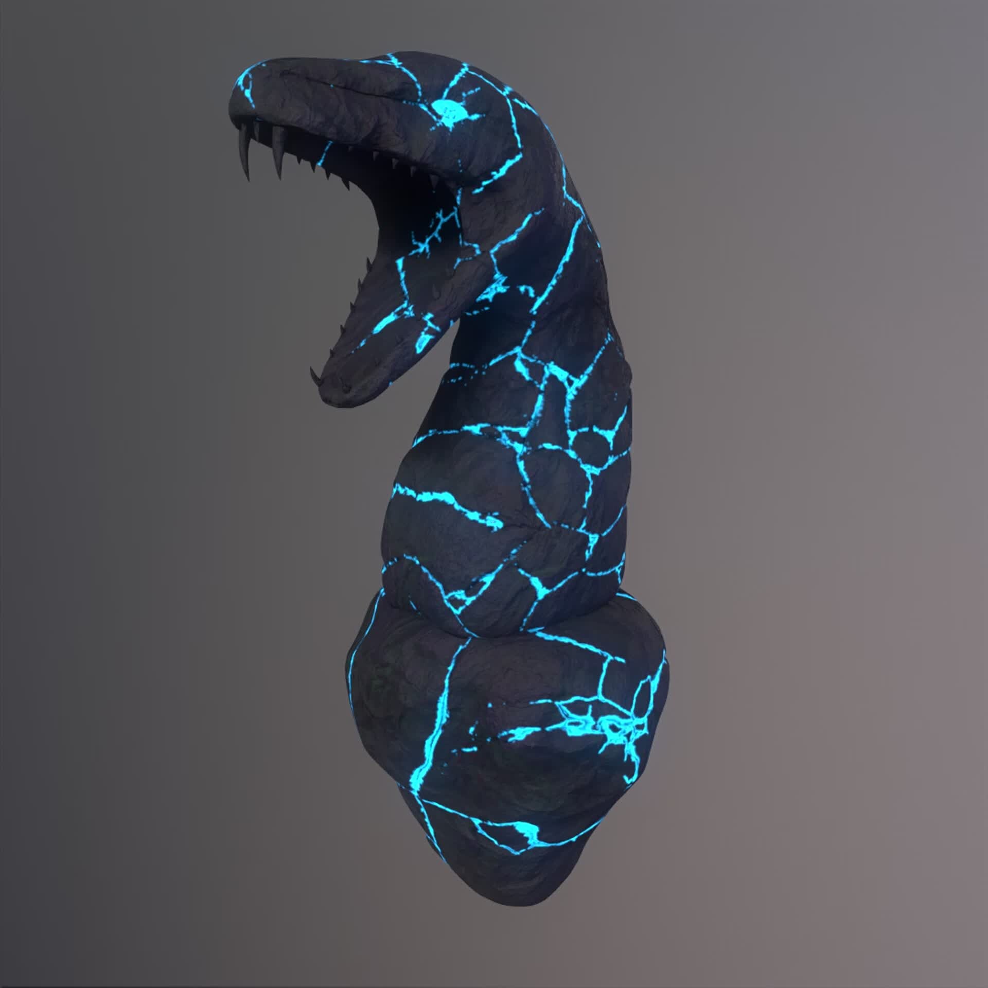 ArtStation - Ice serpent meteorite