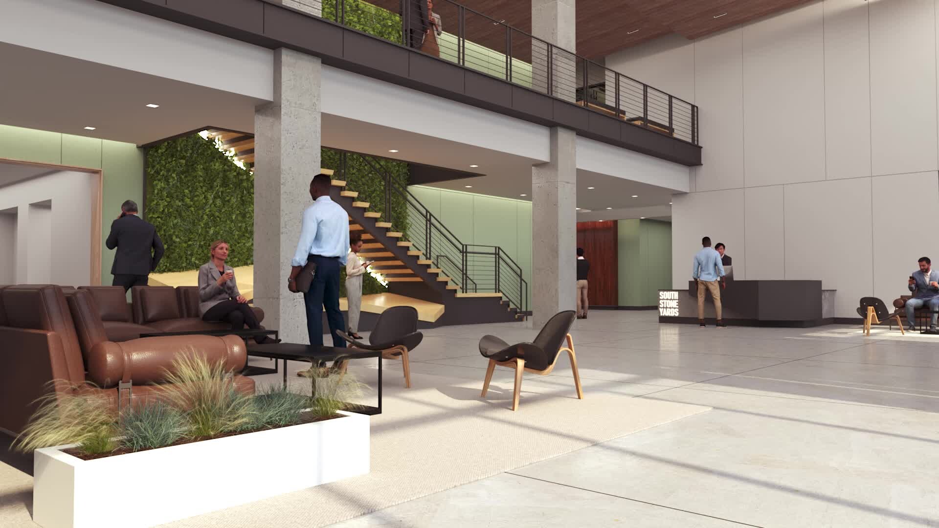 ArtStation - Southstone Lobby Rendering