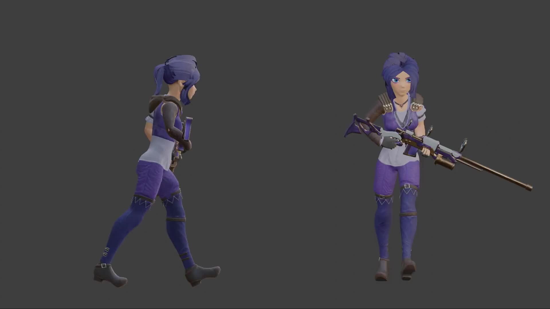 ArtStation - Cycles of walking and running + Implementation in Unity.