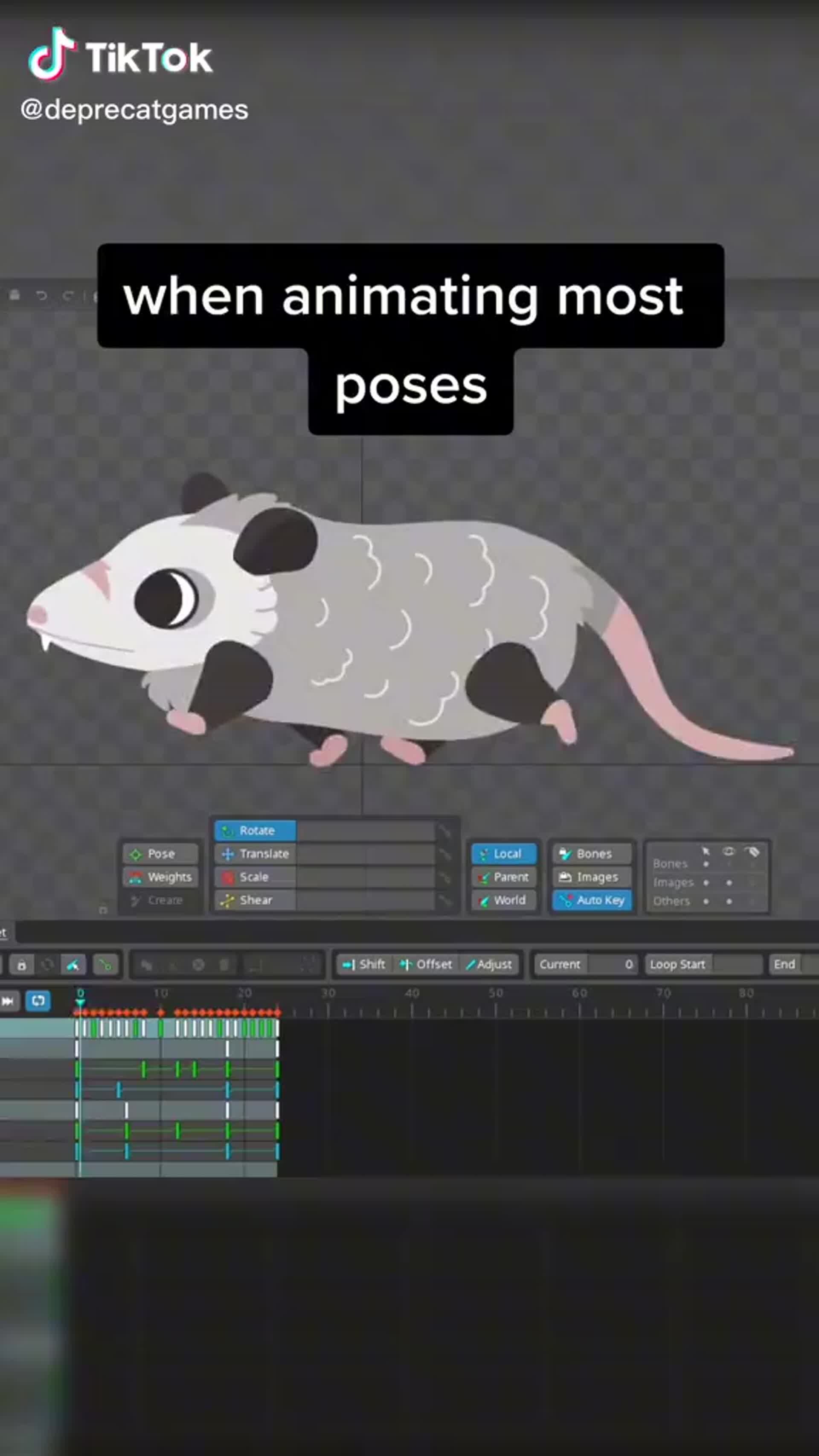 ArtStation - Unfinished Opossum Game Concept