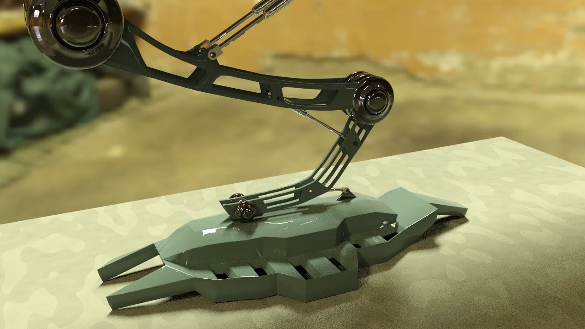 ArtStation - Mechanical Landing Gear