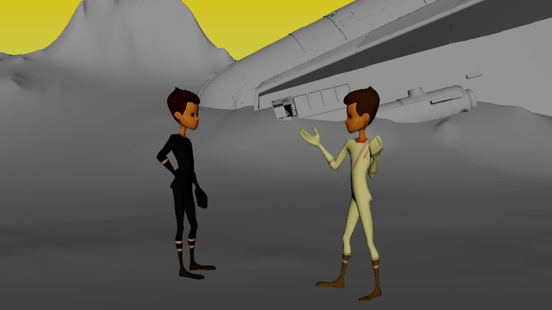 ArtStation - Crashed ship