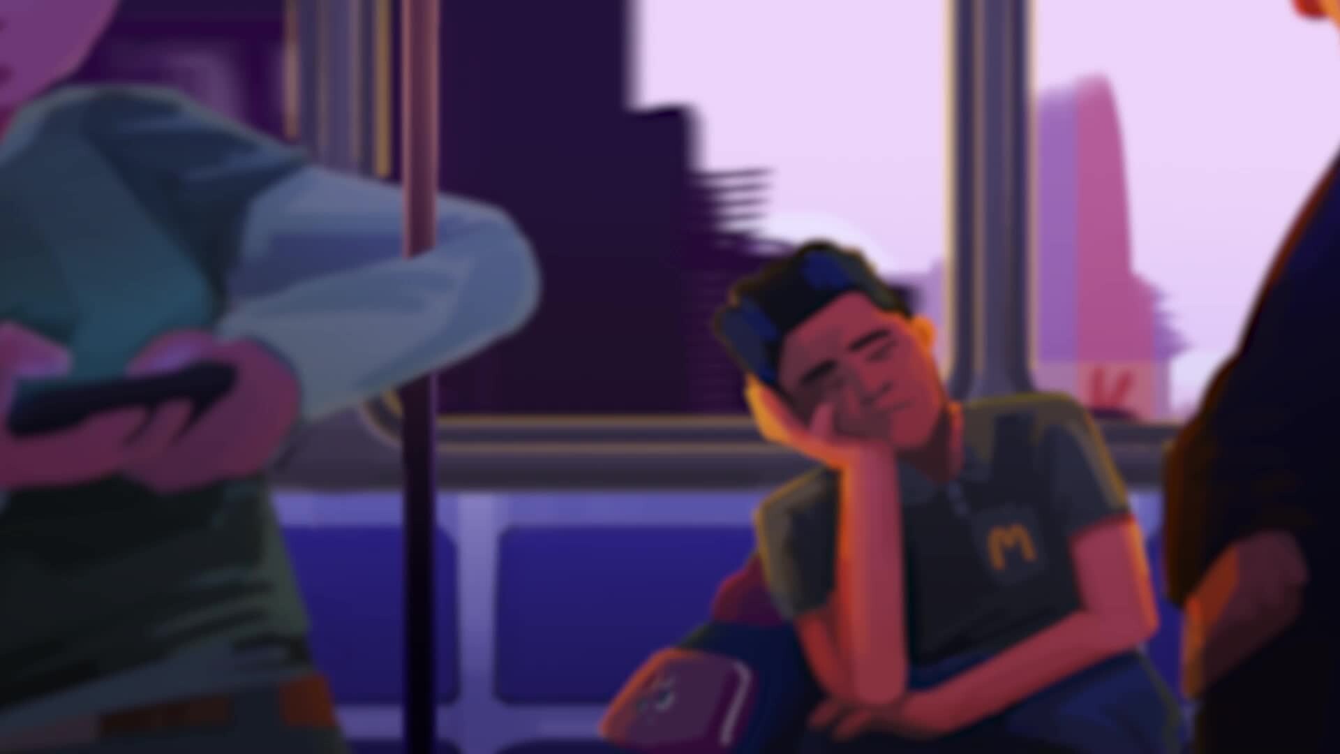 ArtStation - After effect project 'Train'