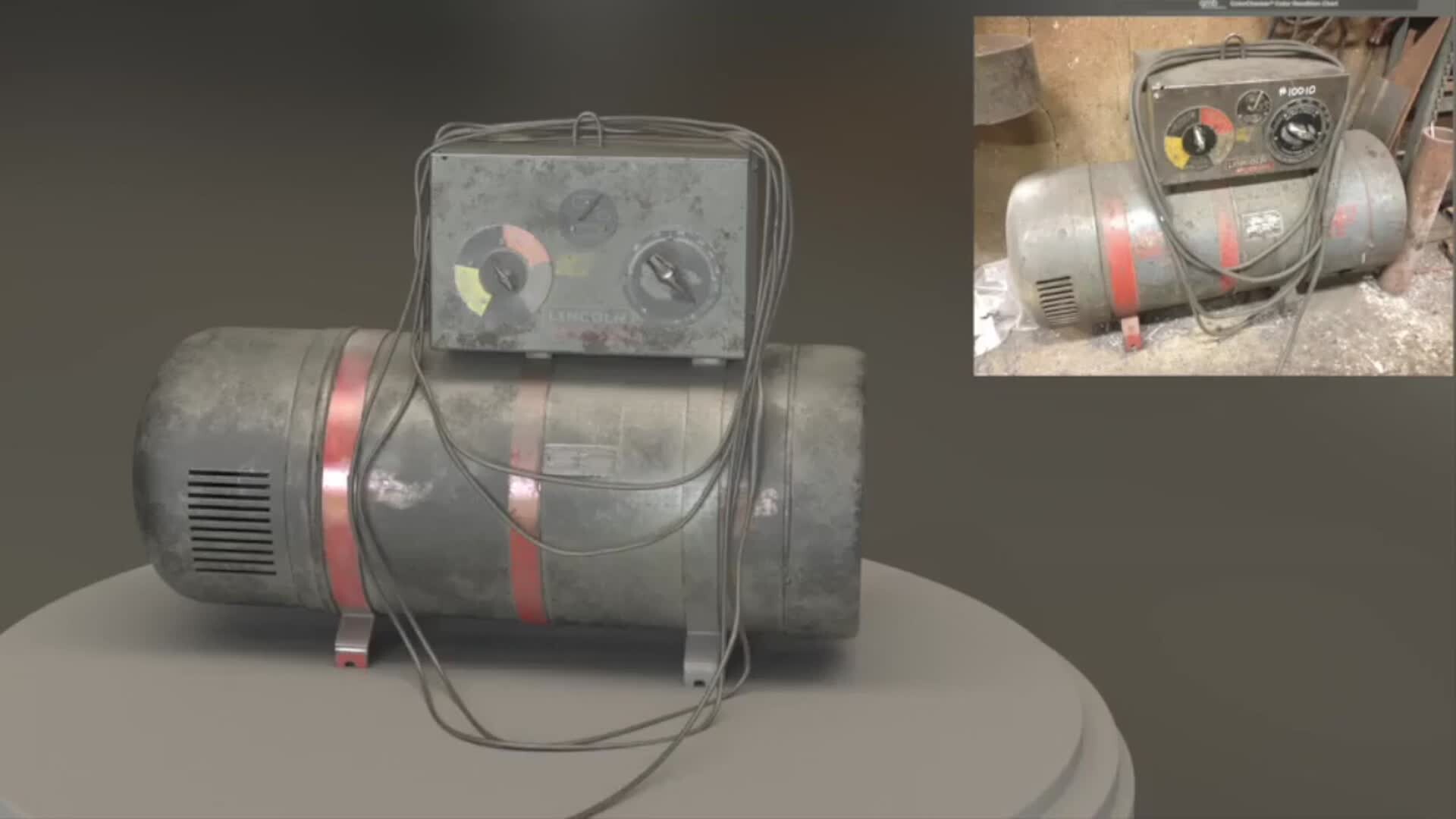 ArtStation - 3d old welding machine