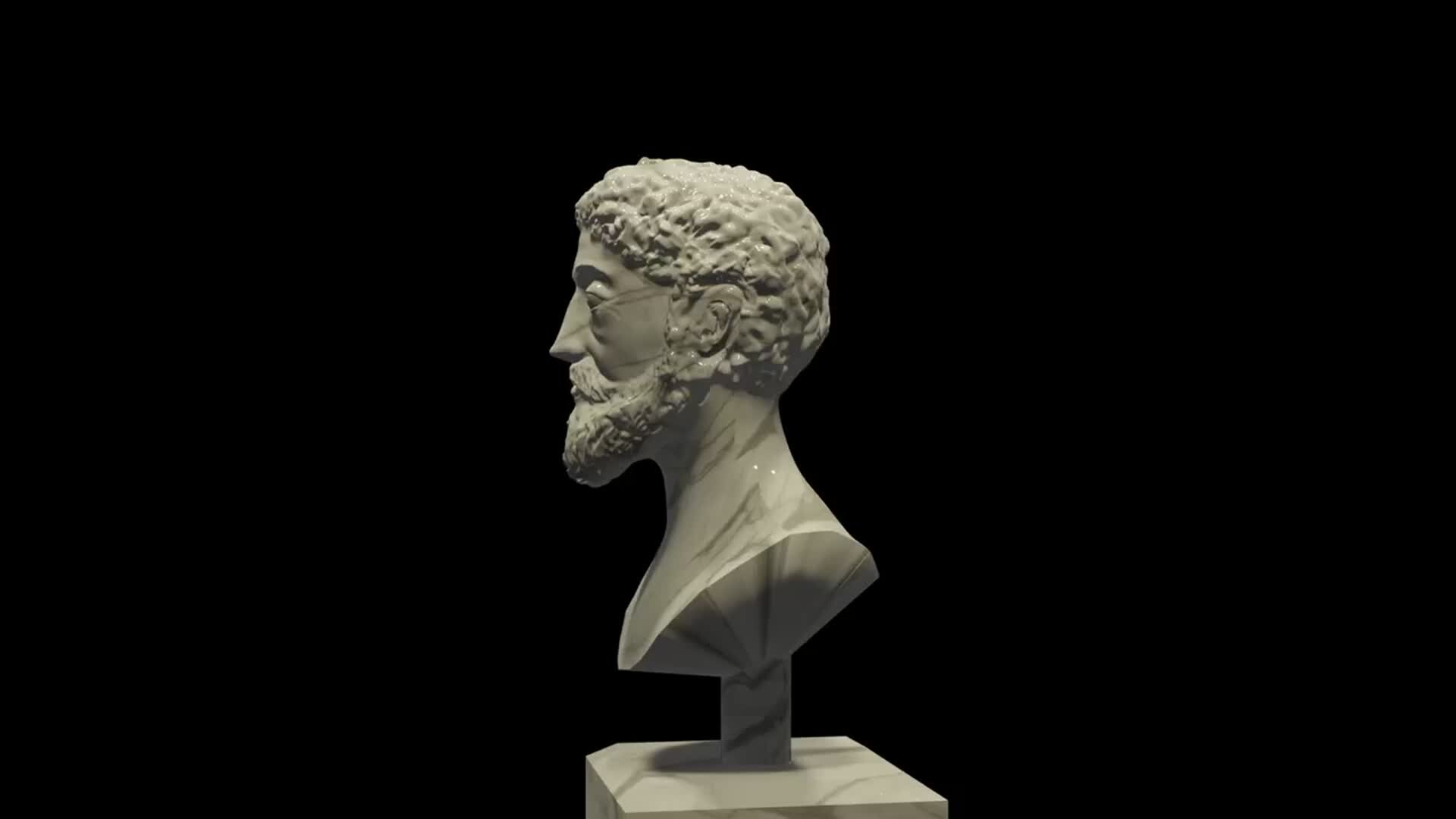 ArtStation - Marcus Aurelius 3D Model