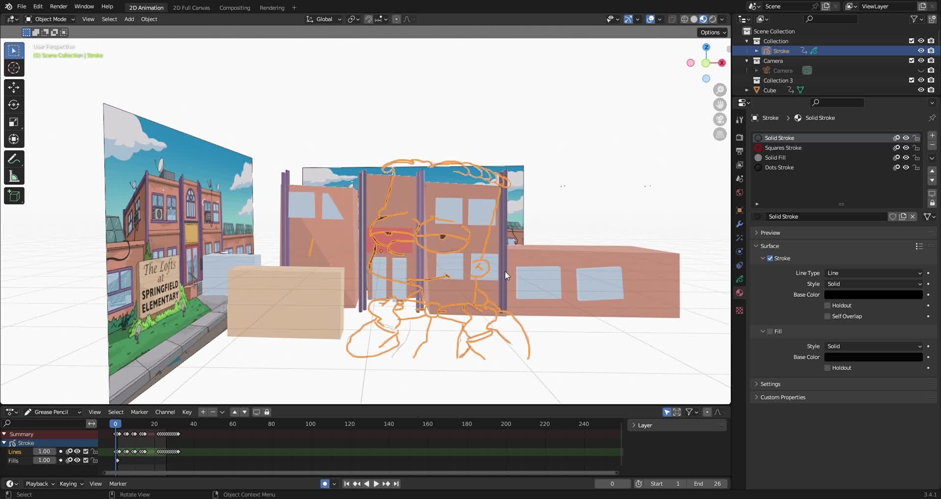 ArtStation - unit 4 project grease pencil
