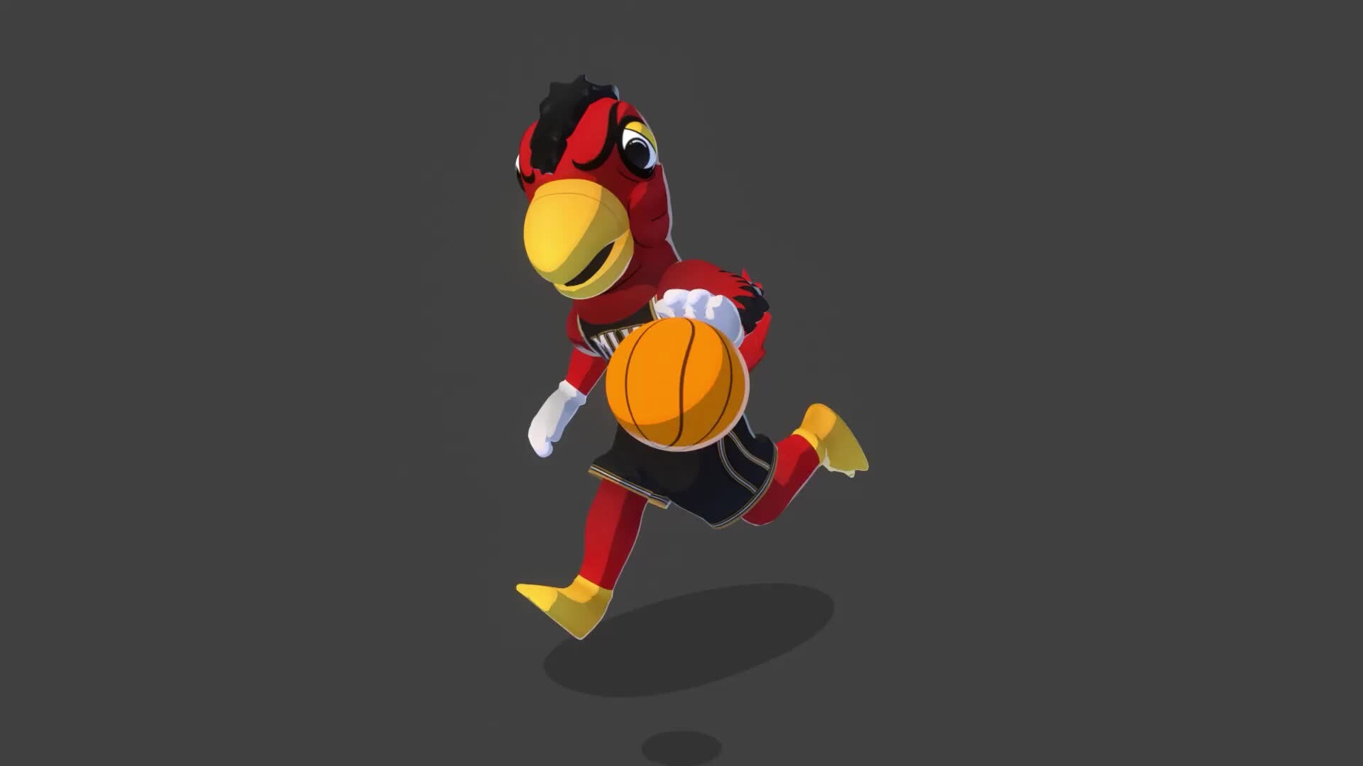 ArtStation - Basketball Mascots Run Animation