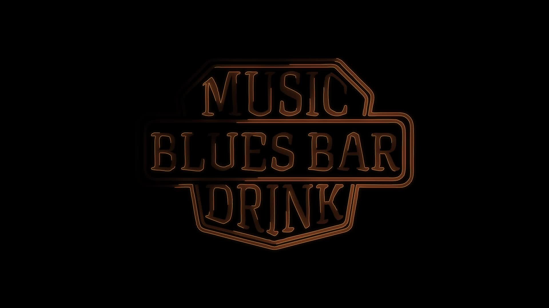 ArtStation - Blues Bar animated logo