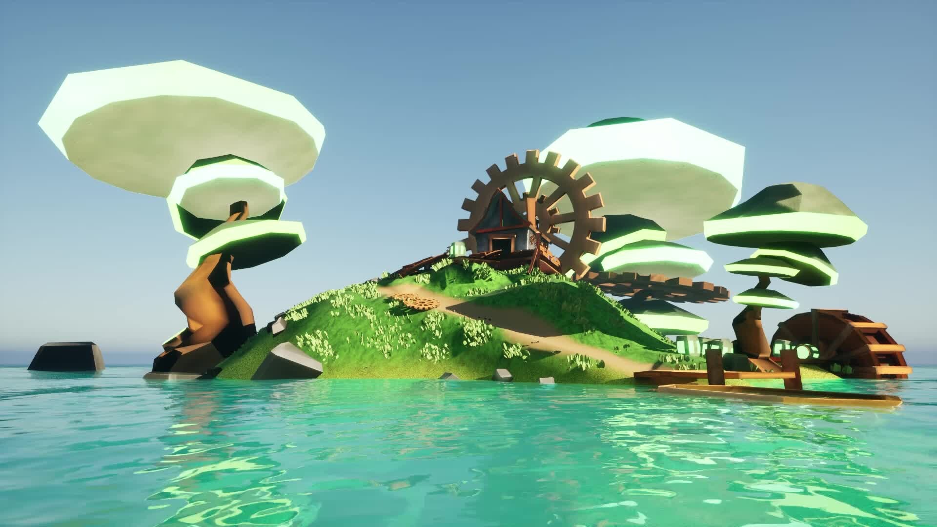 ArtStation - Small Clockwork Island