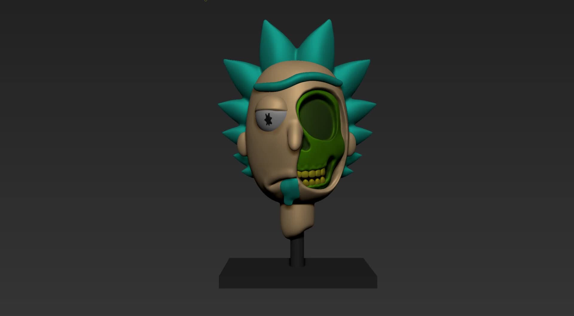 ArtStation - Rick Sanchez Head