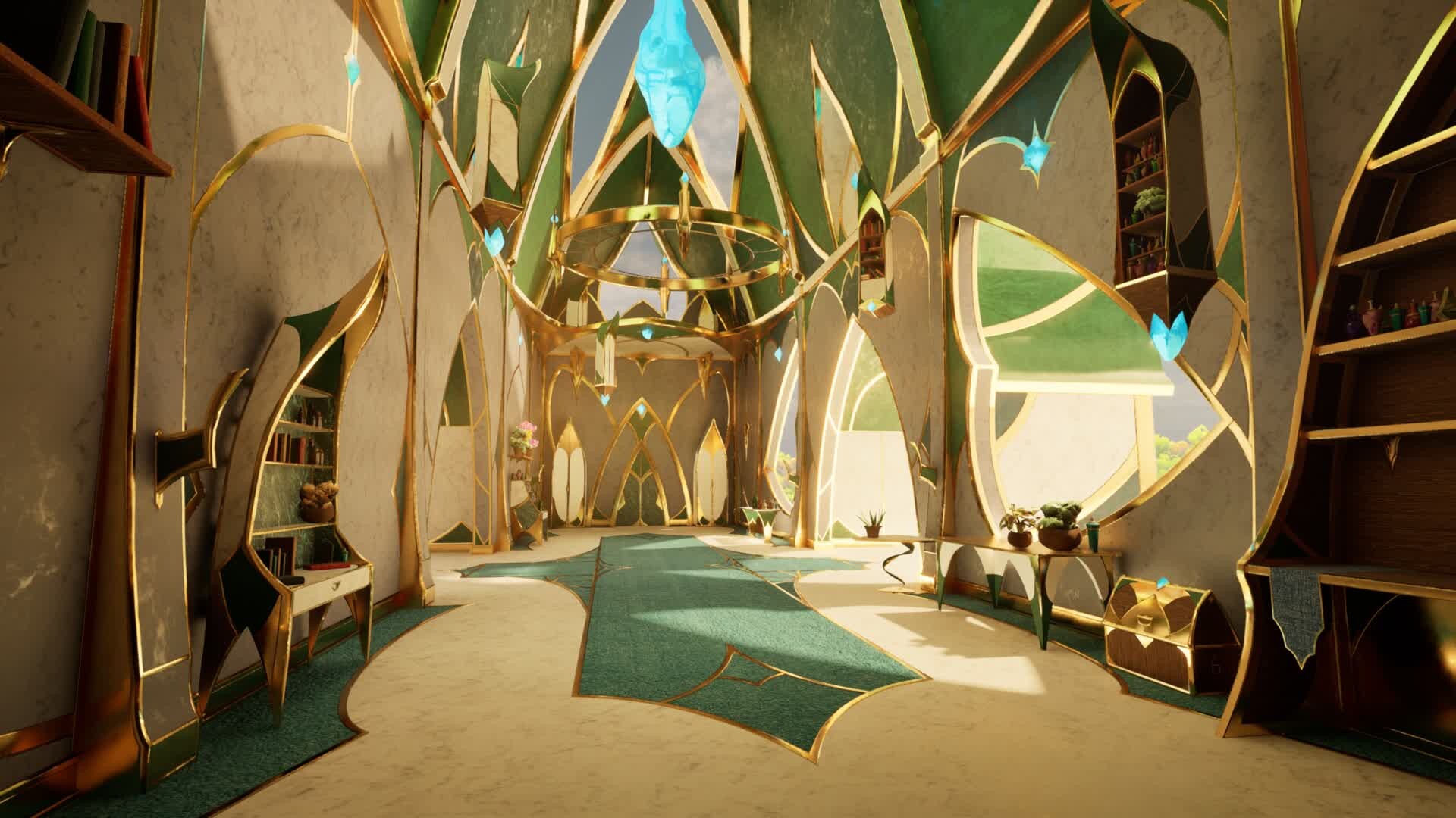 ArtStation - Elven workshop Game Environment