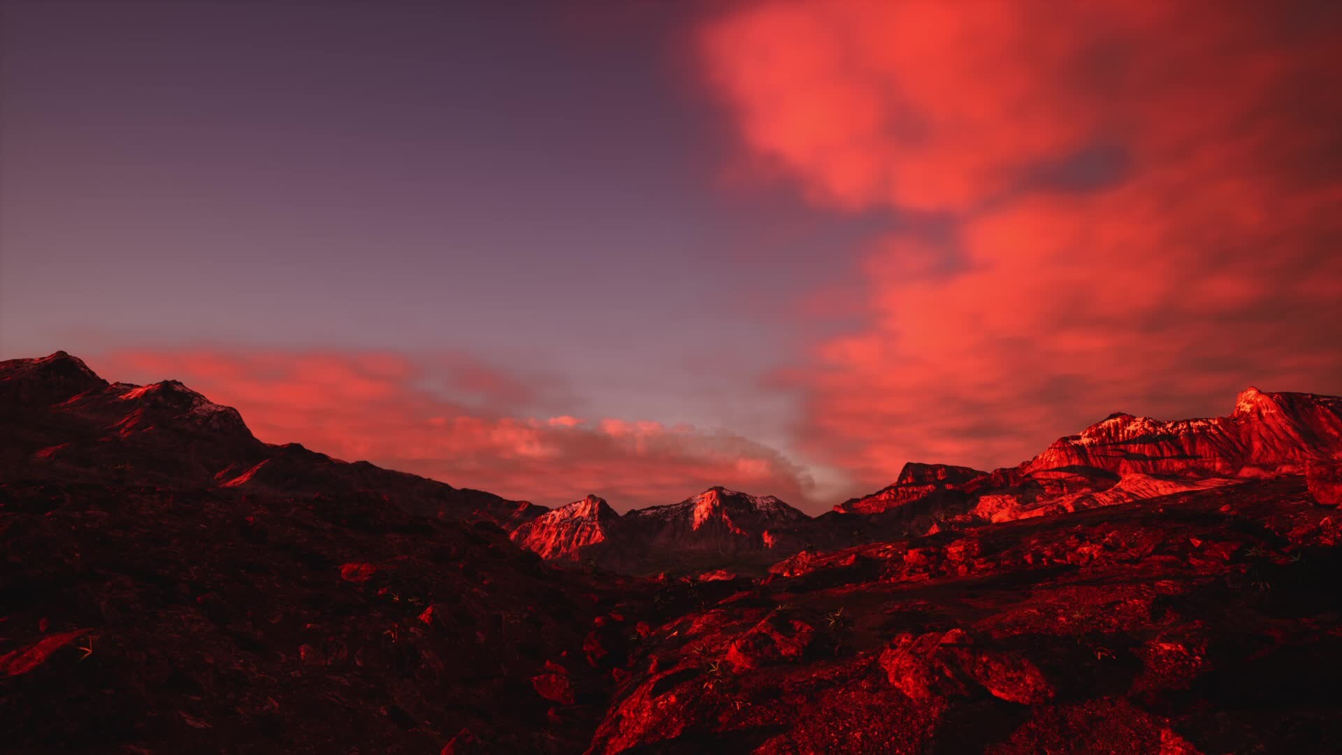 ArtStation - Simple Naturel mountain scene