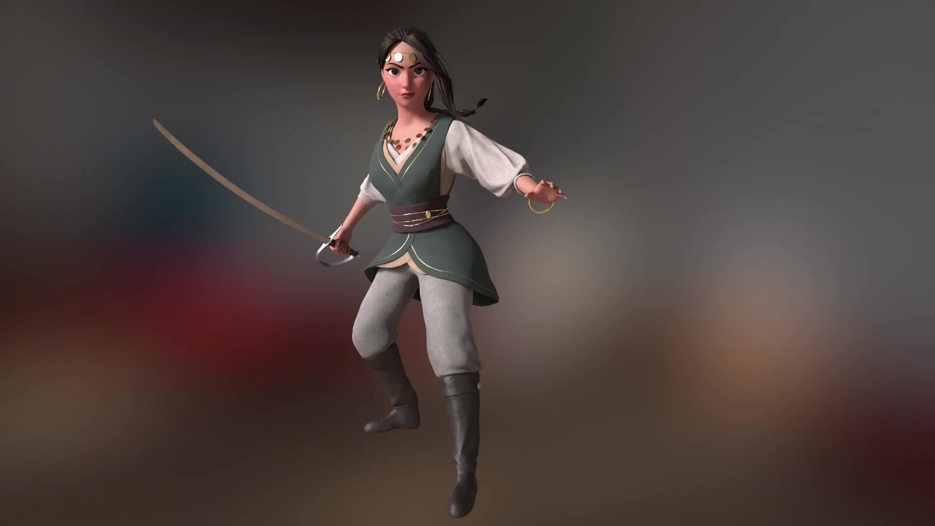 ArtStation - Nikki with pose & expression