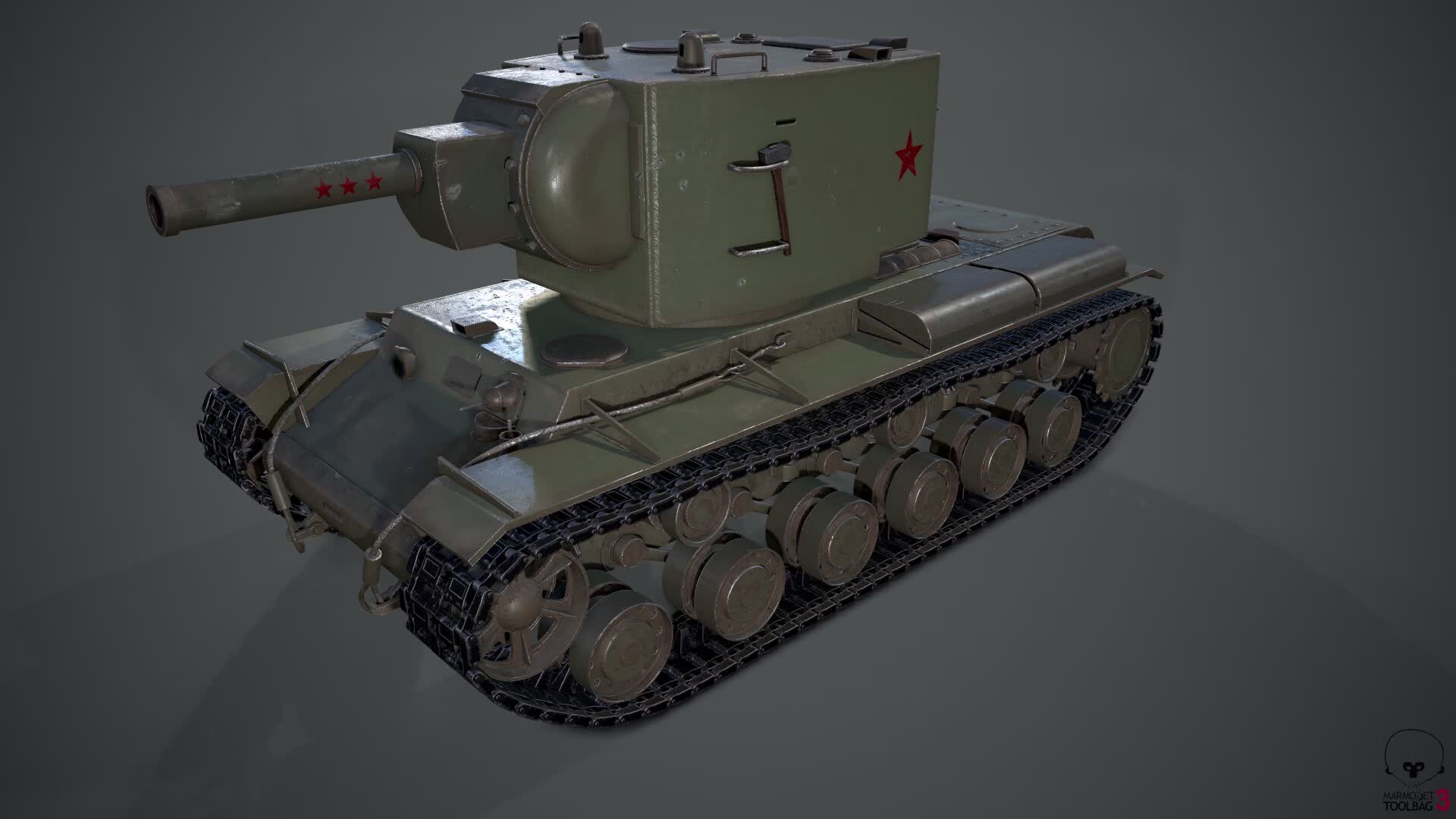 ArtStation - KV-2 heavy tank