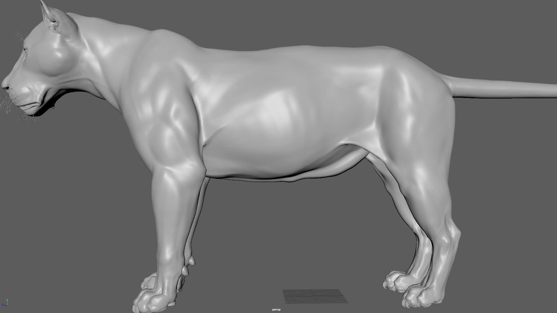 ArtStation - Lion ziva dynamics (WIP)