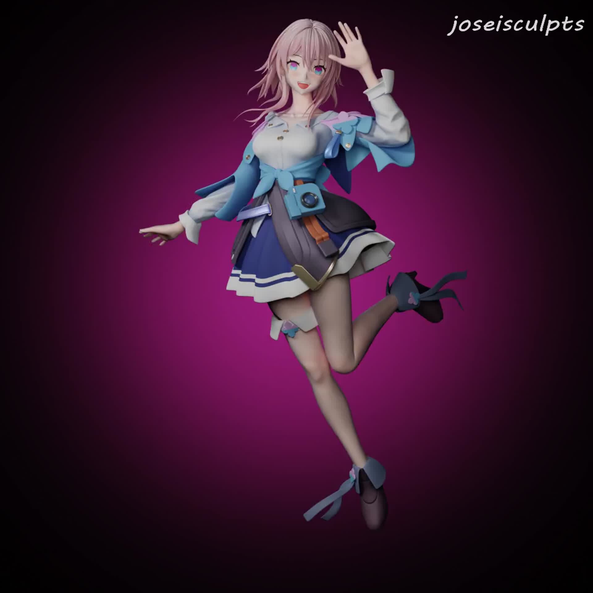 ArtStation - March 7 from honkai star rail