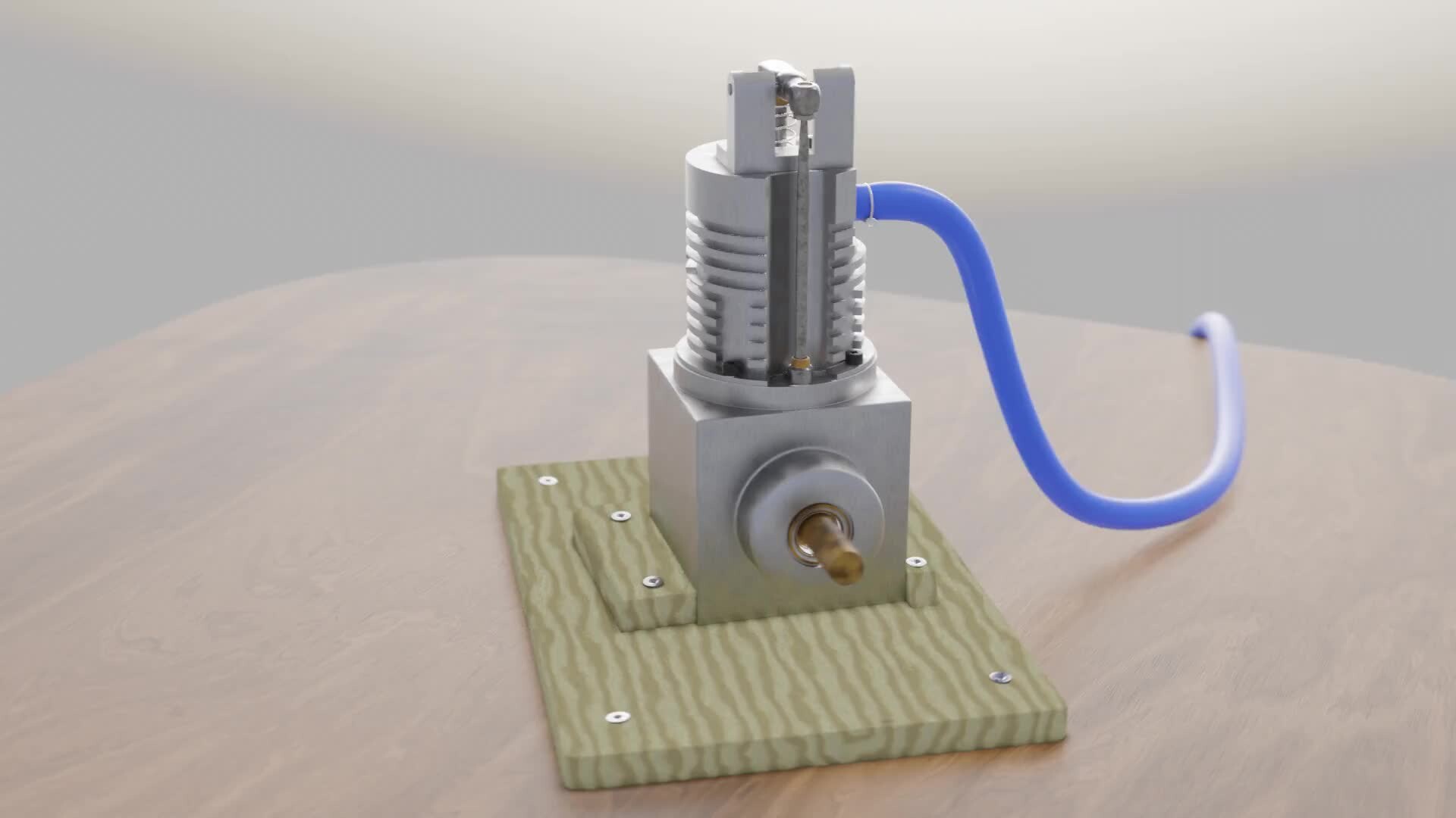 ArtStation - Single Piston Air Engine