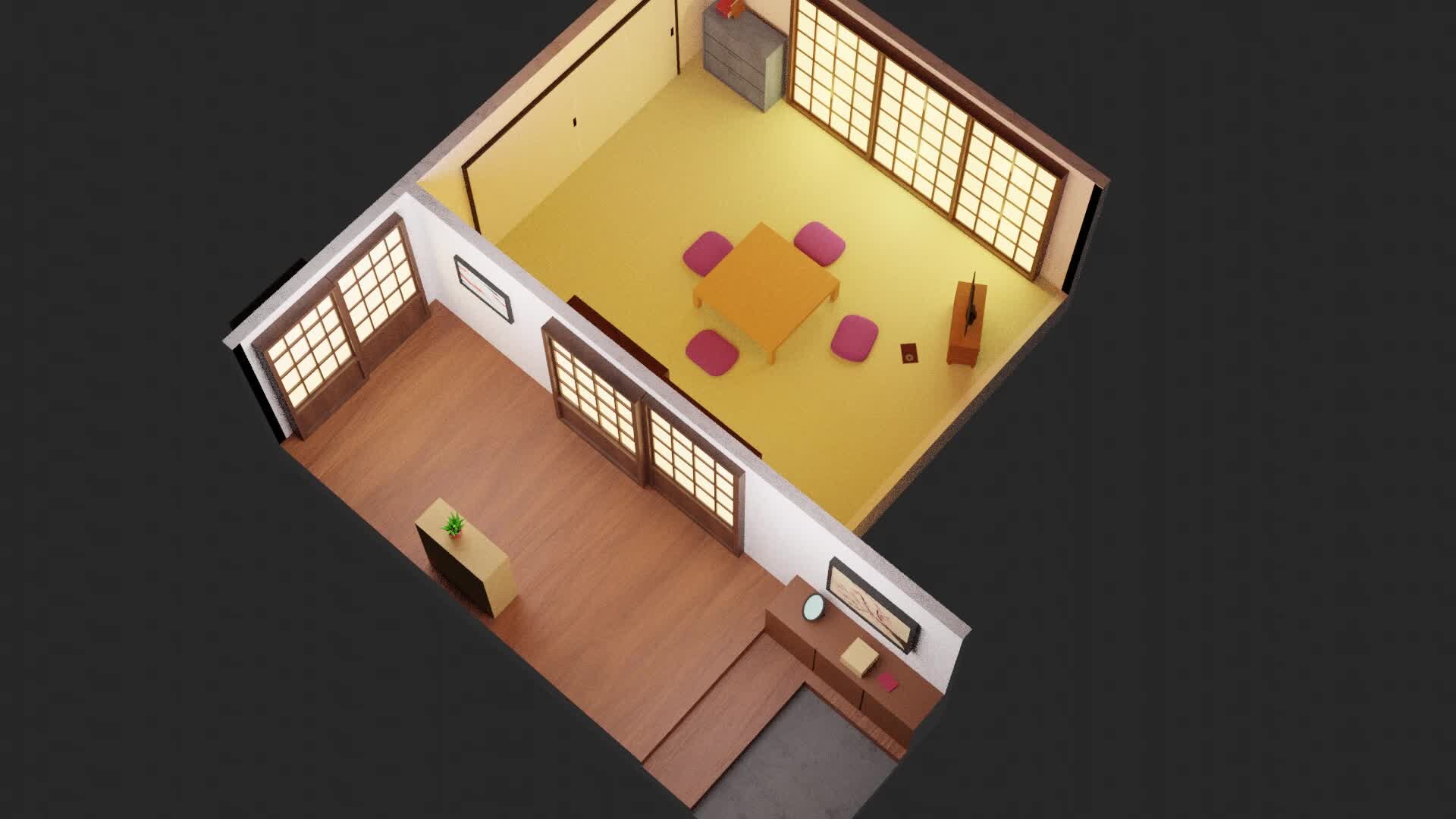 ArtStation - Japanese home