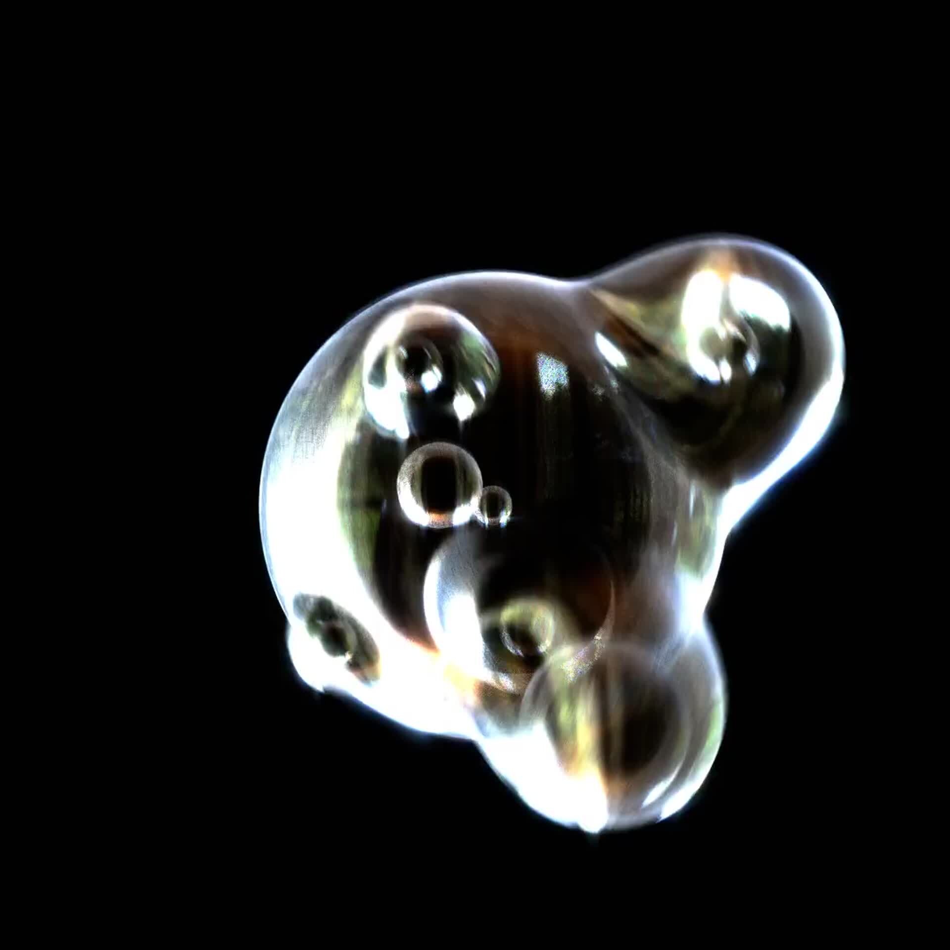 ArtStation - Metaball bubble animation glass dispersion