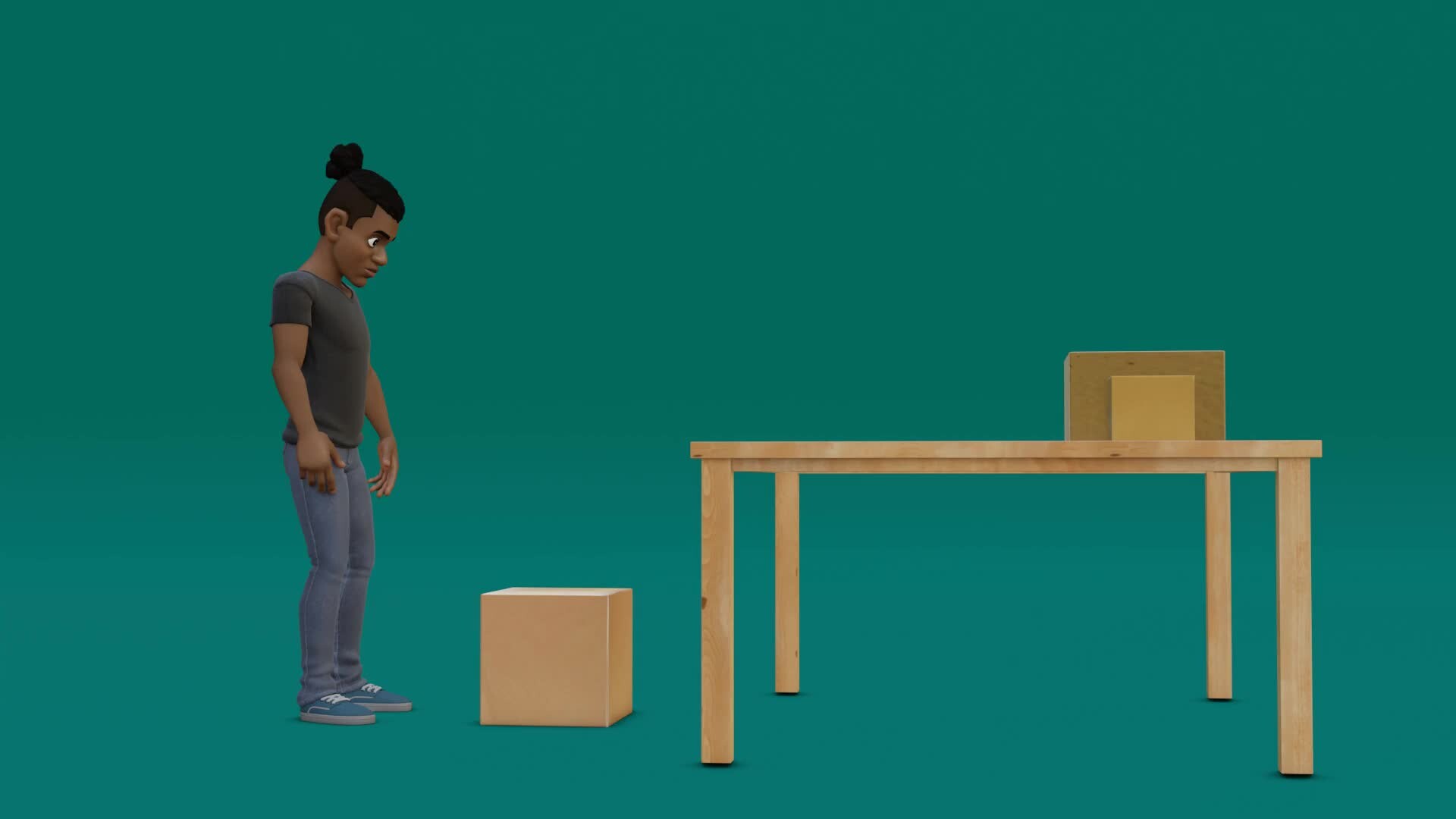 ArtStation - Box placed on table