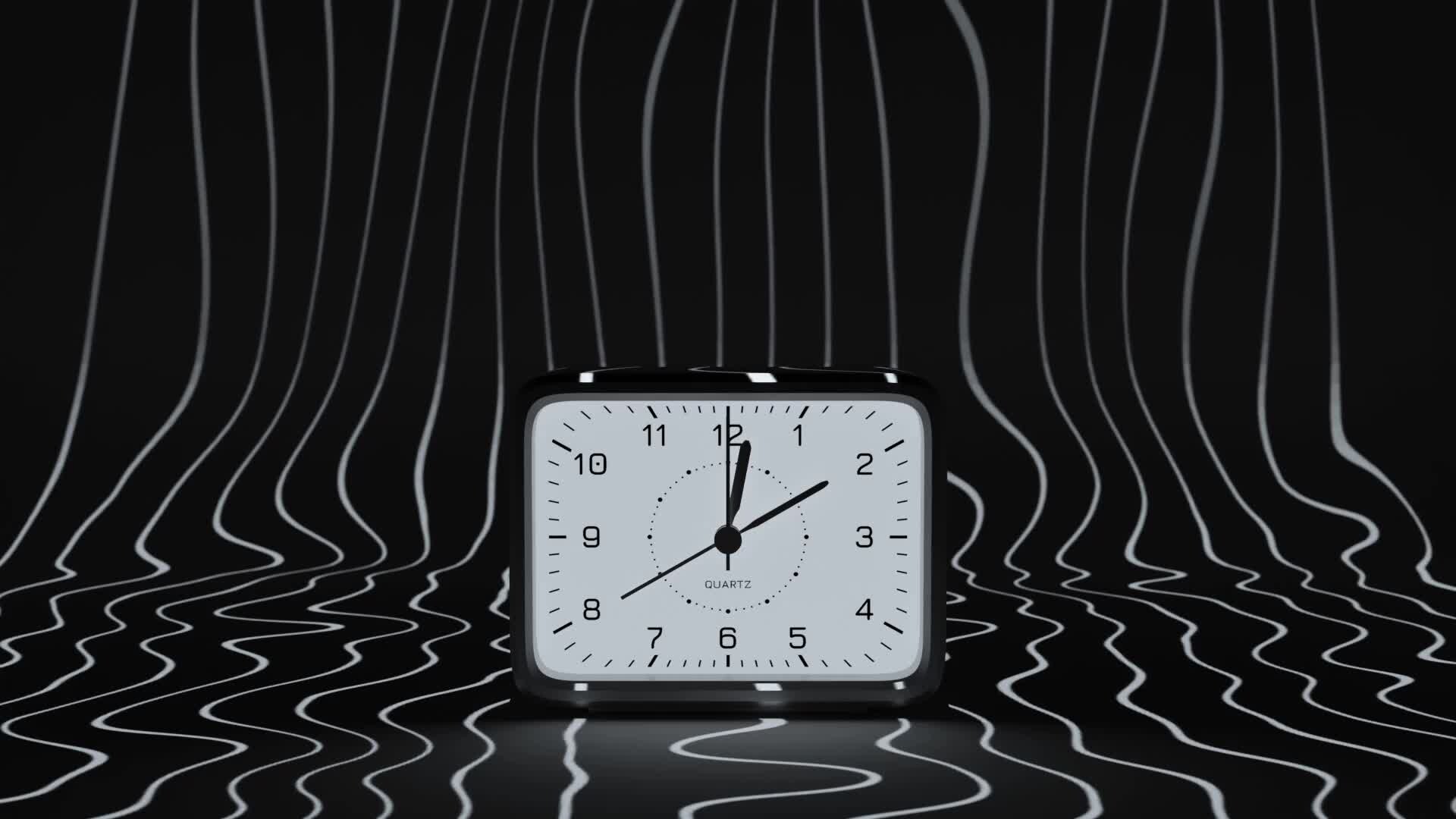 ArtStation - Alarm clock in motion, capturing the passage of time with ...