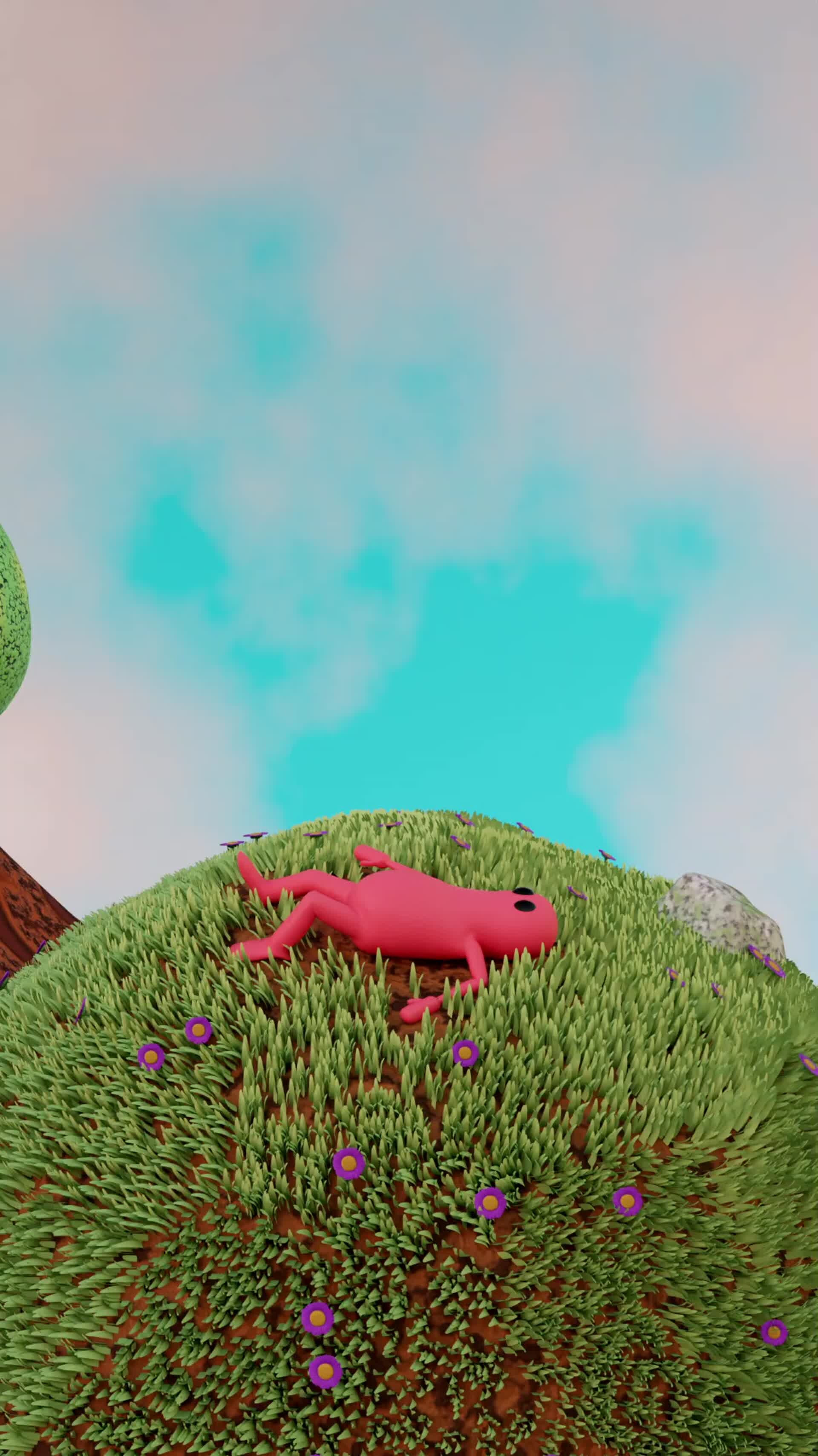 ArtStation - Little Dude on a Little Planet Loop